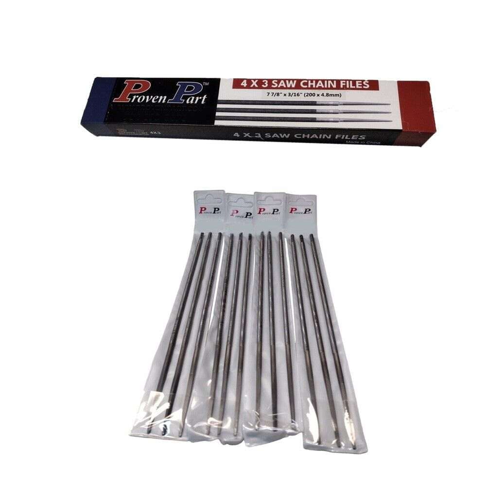 Proven Part 12 Chainsaw Files 3/16" For Sharpening All Brands Chains ...