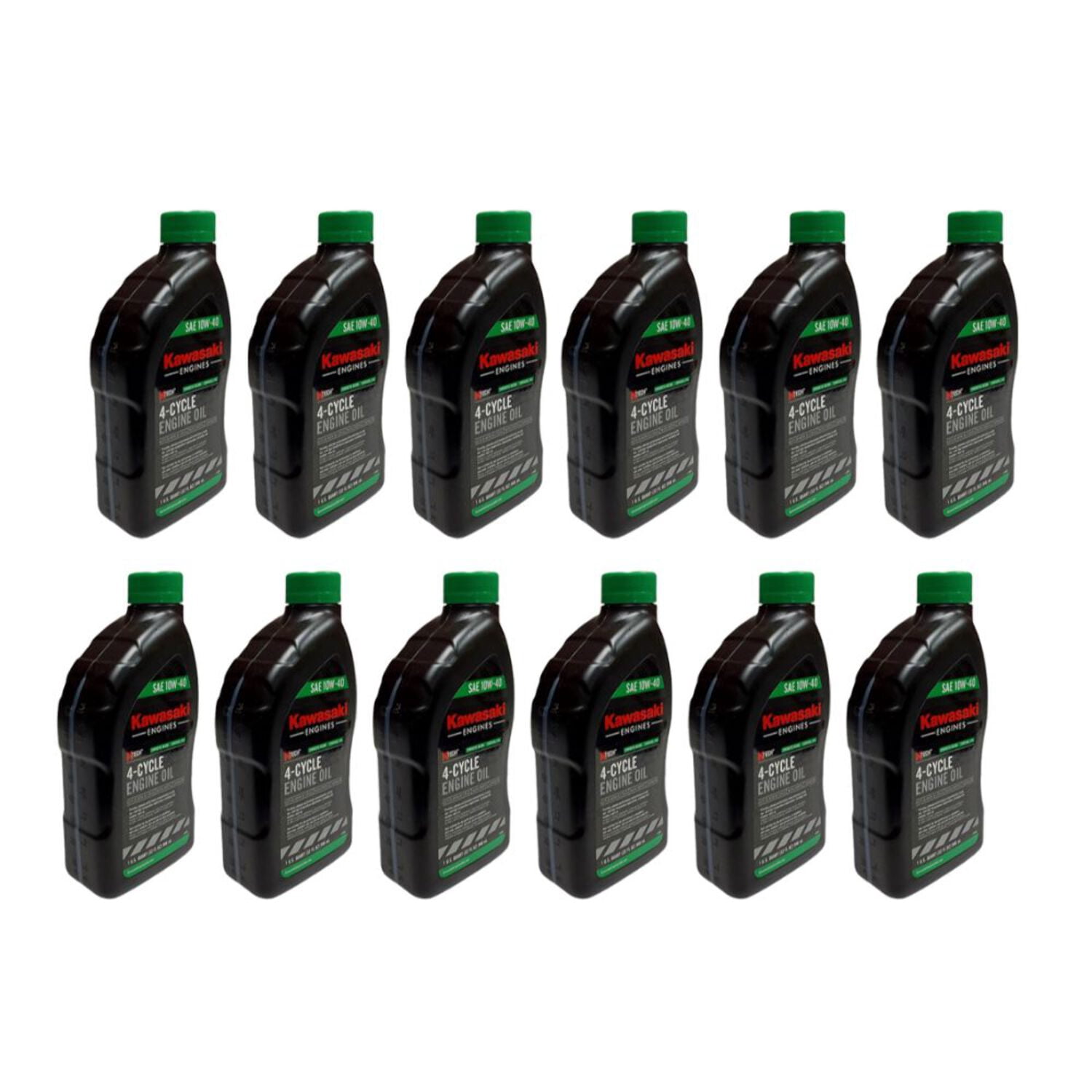 Proven Part 12-Pack Kawasaki Ktech 4-Cycle Engine Oil 10W-40 1 Qt ...