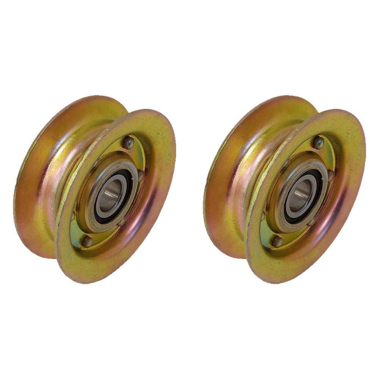 Proven Part 2 Flat Idler Pulleys Fits John Deere Gy20067 Gy22172 ...