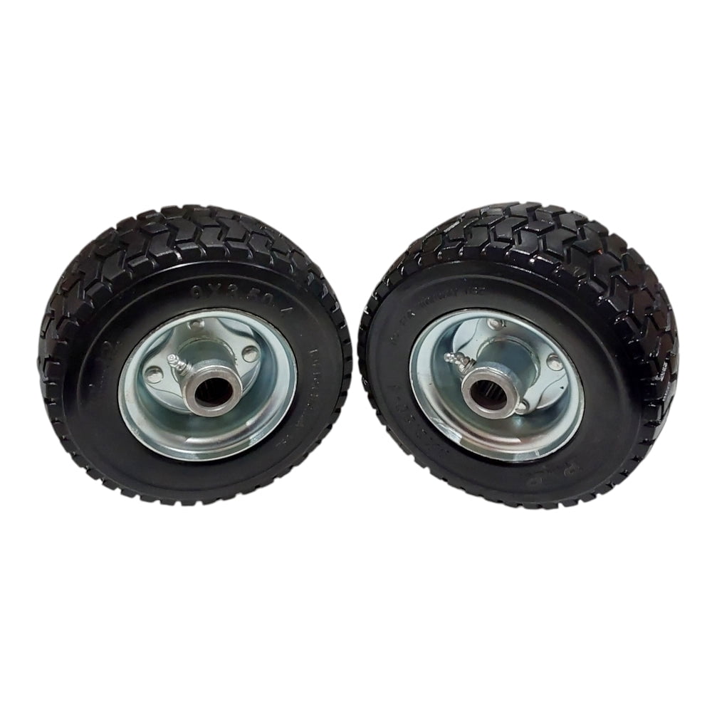 Proven Part 2- Foam Filled Tires 9X3.5-4 No Flat Solid Compatible With ...