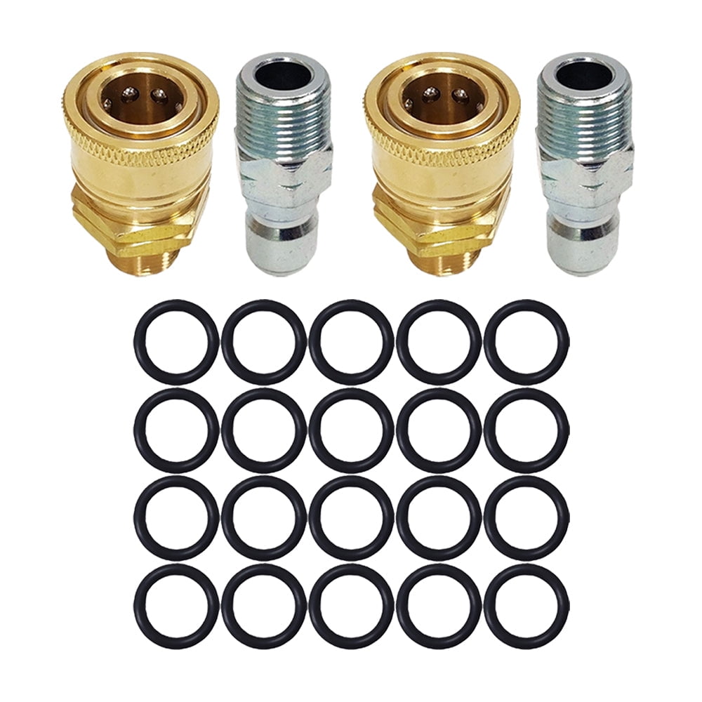 Proven Part 2 PK 3/8" Male Quick Connect Plug, 2 PK 3/8" Quick Connect ...