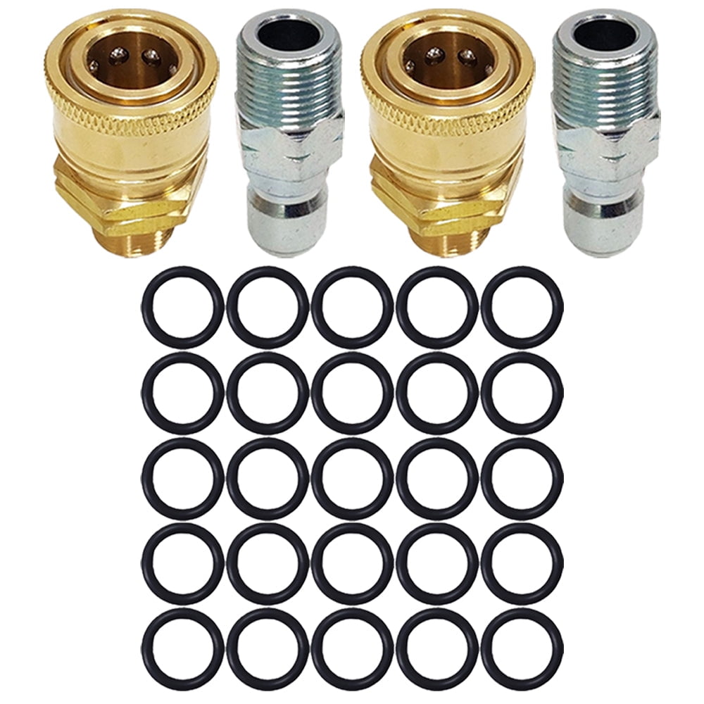 Proven Part 2 PK 3/8" Male Quick Connect Plug, 2 PK 3/8" Quick Connect ...
