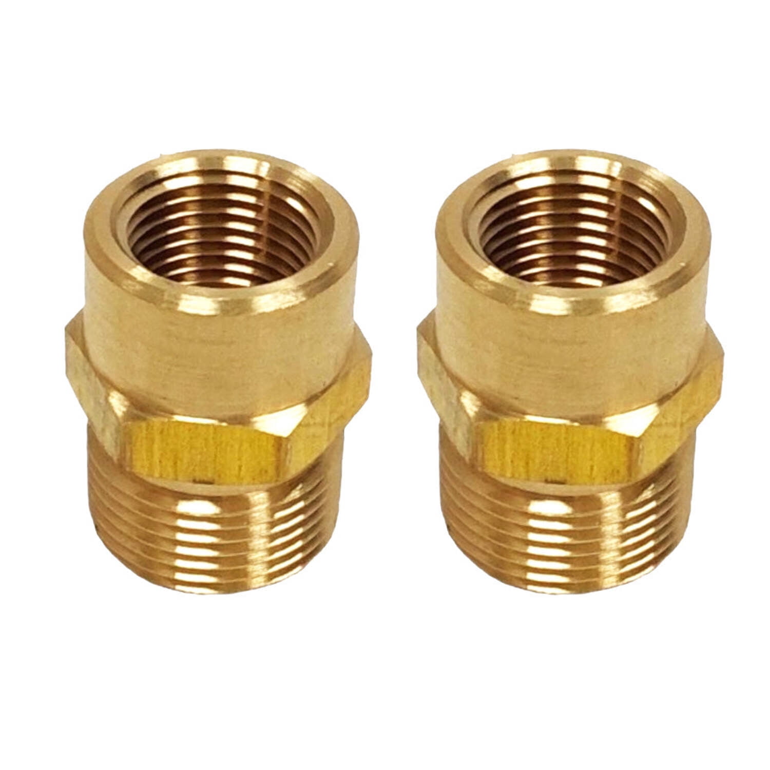 Proven Part 2 Pack Of Screw-Type Disconnect Fittings 3/8 Male M22 Male ...