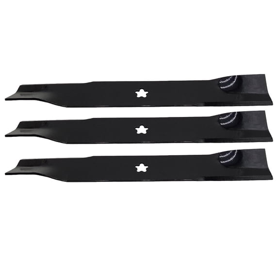 Proven Part 3 PK Mower Blades 18" 5 Pt Star Fits Husqvarna 539112079 ...