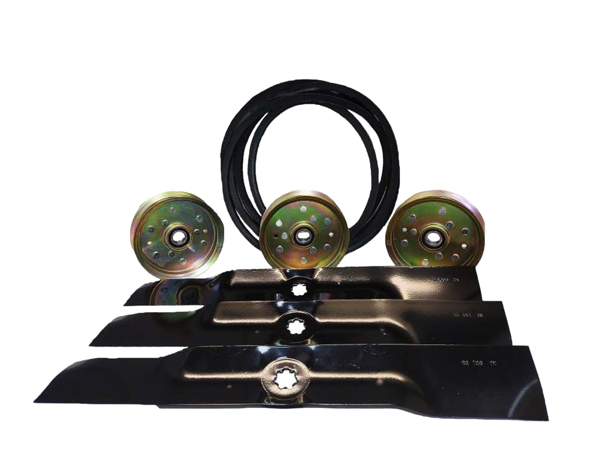 Proven Part 54" Deck Blade Belt and Idler Kit Fits John Deere GX21395 ...