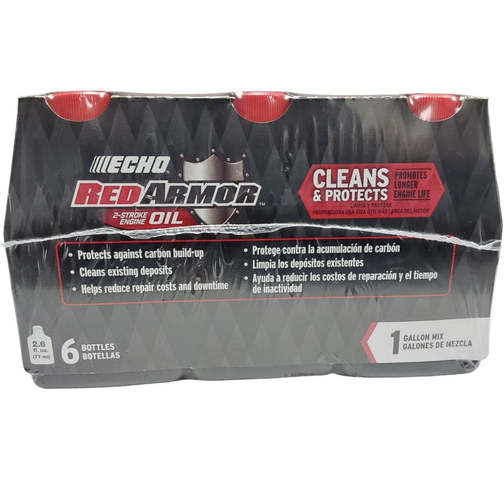 Proven Part 6-Pack Echo Red Armor 1 Gallon Mix 2-Cycle Oil 2.6Oz ...