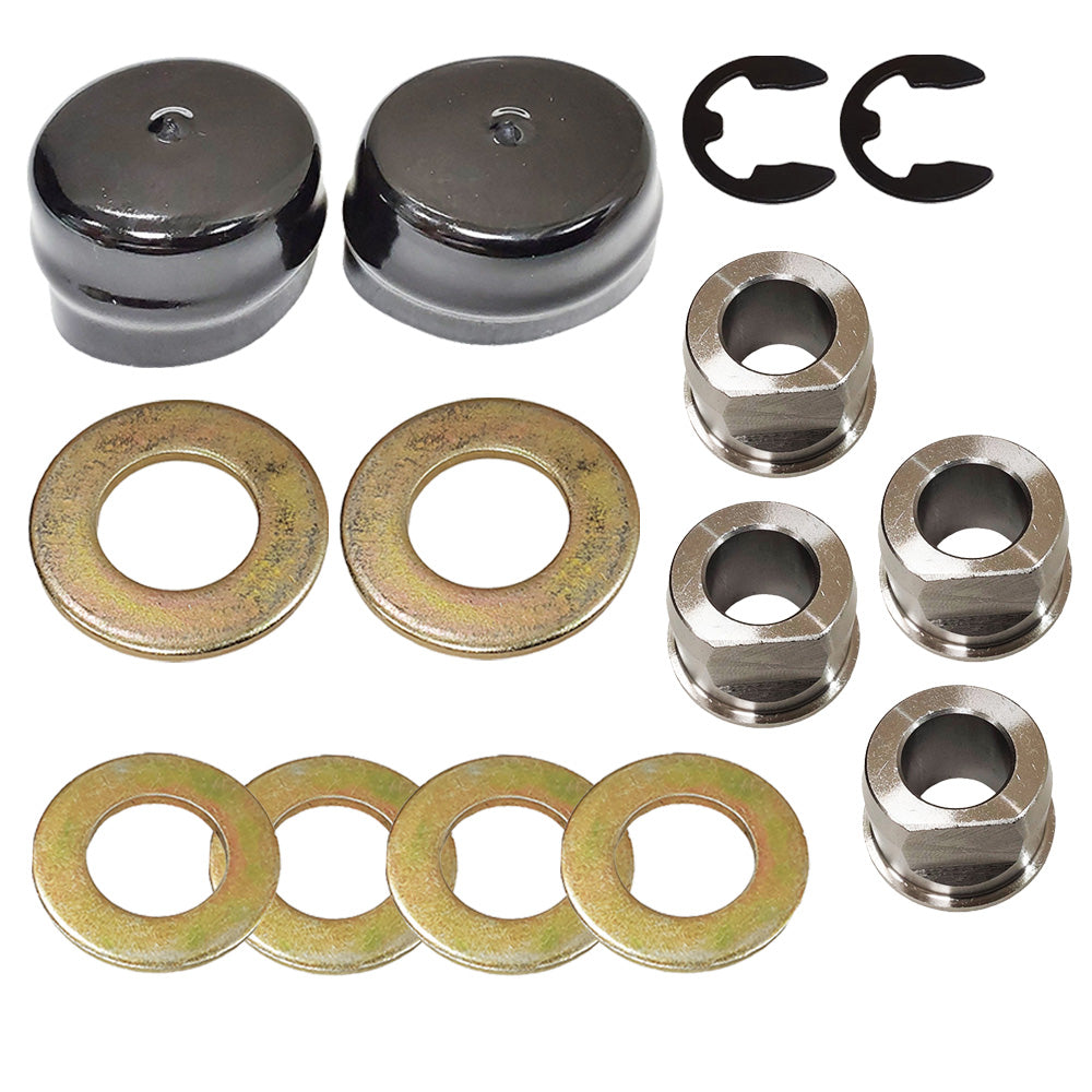 Proven Part Ride On Mower Wheel Kit Bearings Washers E-Clips Axle Caps ...