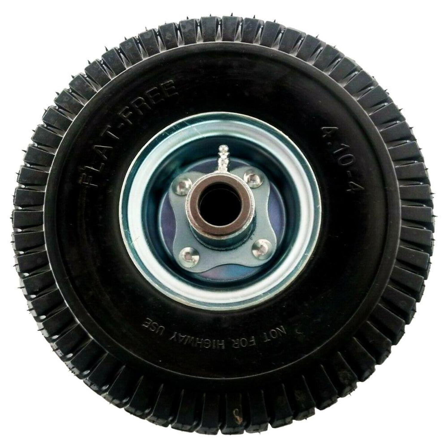 FLAT PROOF TIRE WHEEL 410/350-4 W/ BEARING FITS VELKE X2 72310001 15041 ...