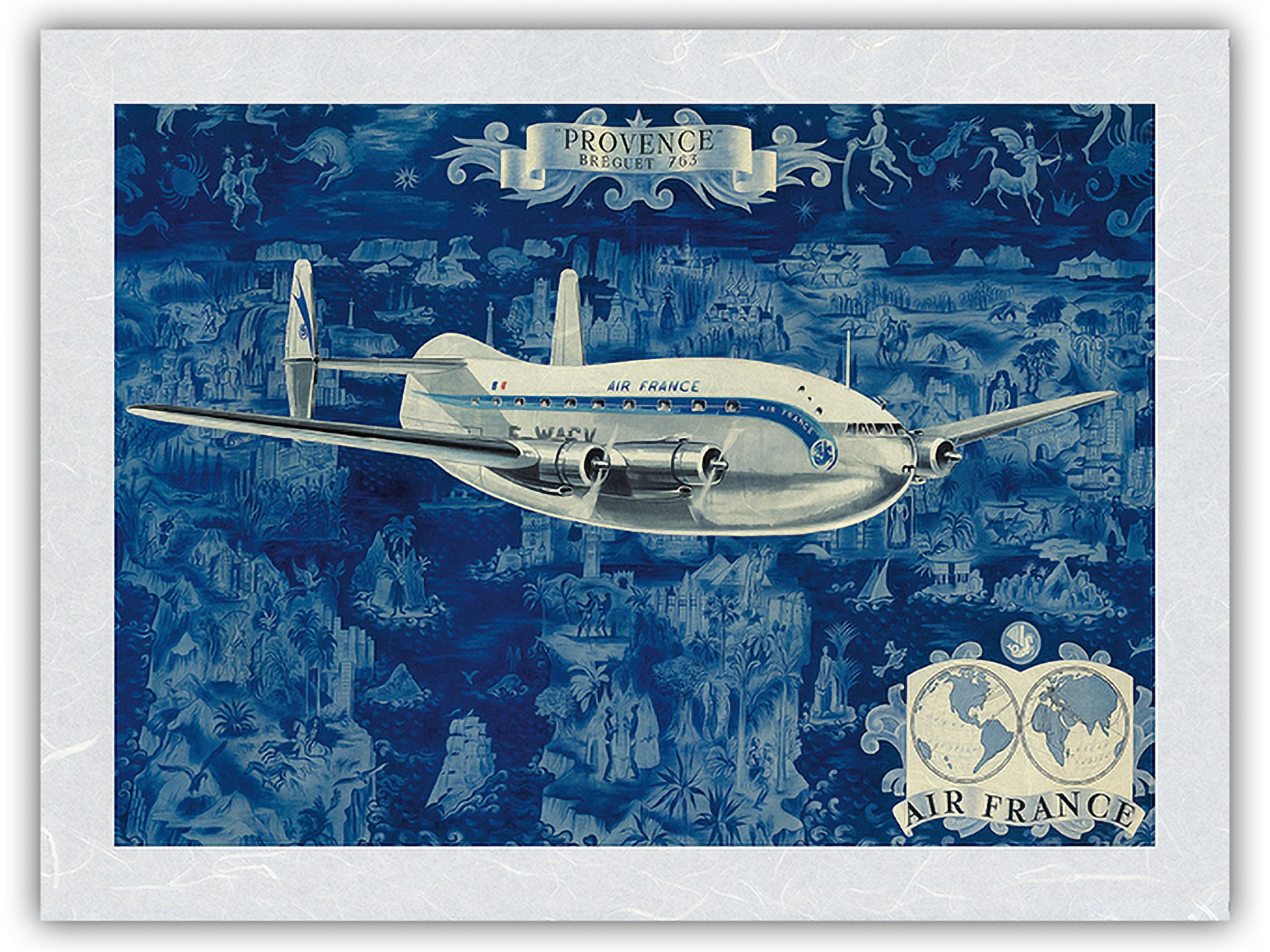 Provence Breguet Deux-Ponts (Double-Decker) 763 Airliner - France ...