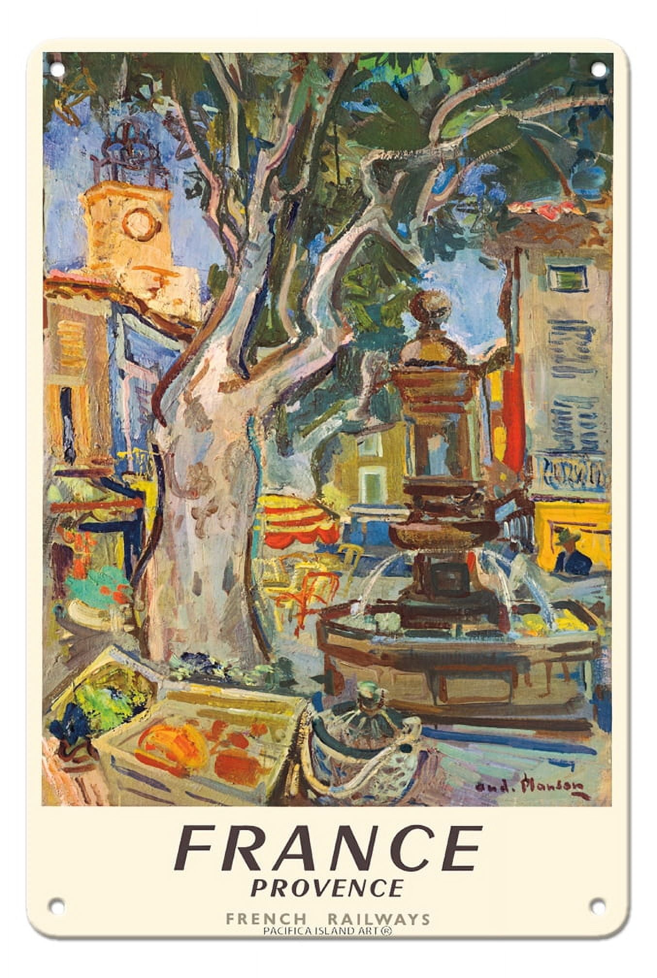 Provence France French National Railways Market in Aix en Provence ...