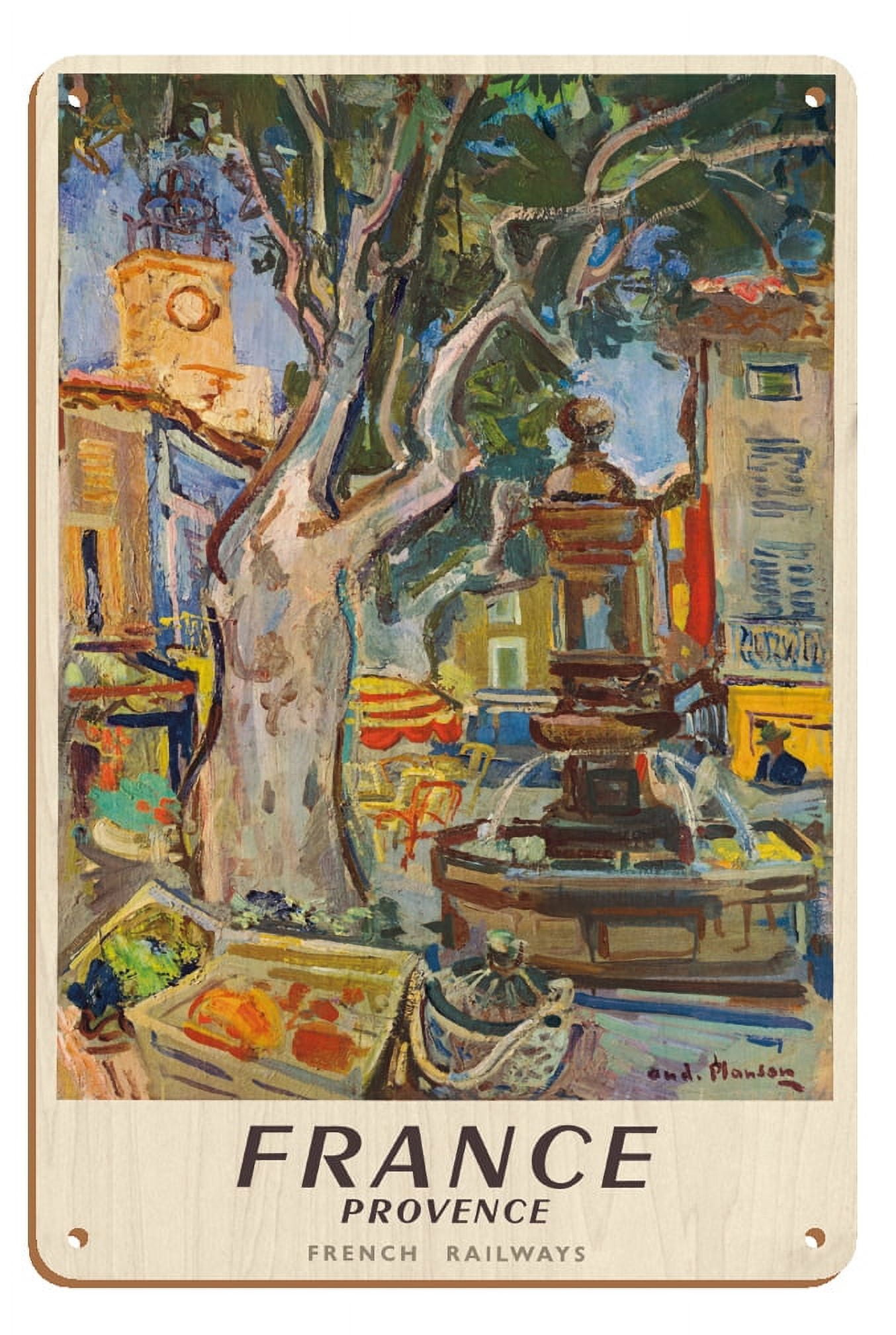 Provence France French National Railways Market in Aix en Provence ...