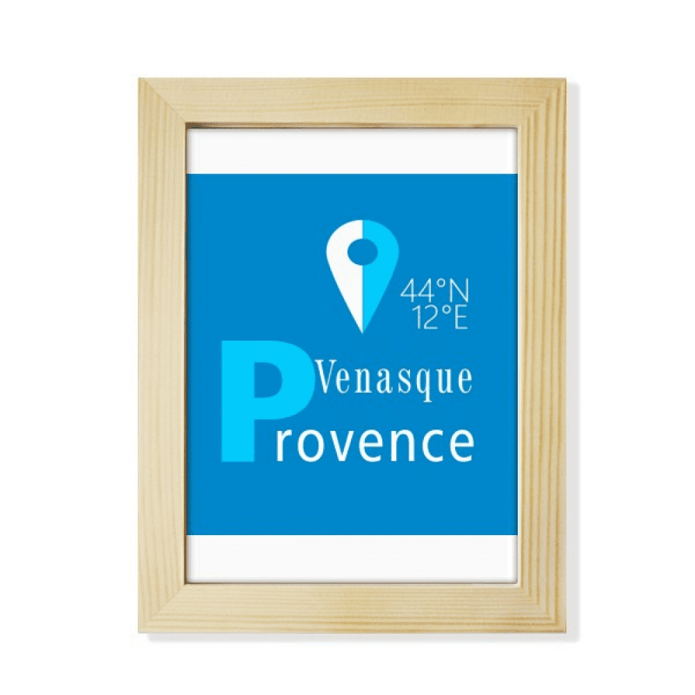 Provence Geography Coordinates Trave Desktop Adorn Photo Frame Display ...