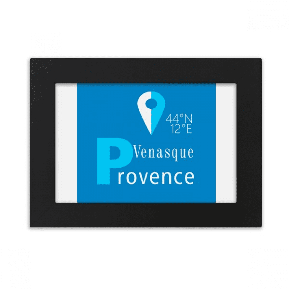 Provence Geography Coordinates Trave Desktop Photo Frame Ornaments ...