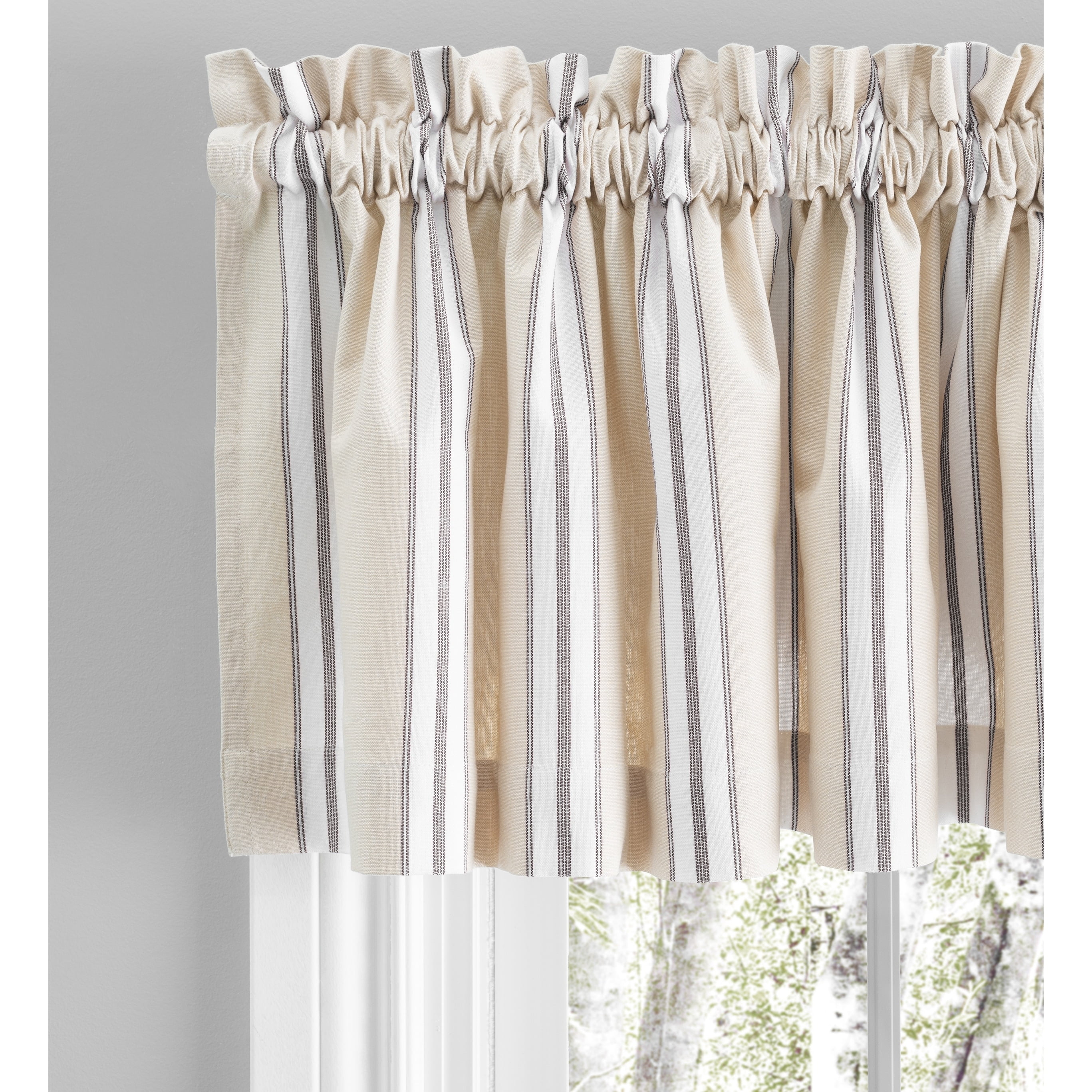 Provence Insert Valance 50x13 Cocoa - Walmart.com