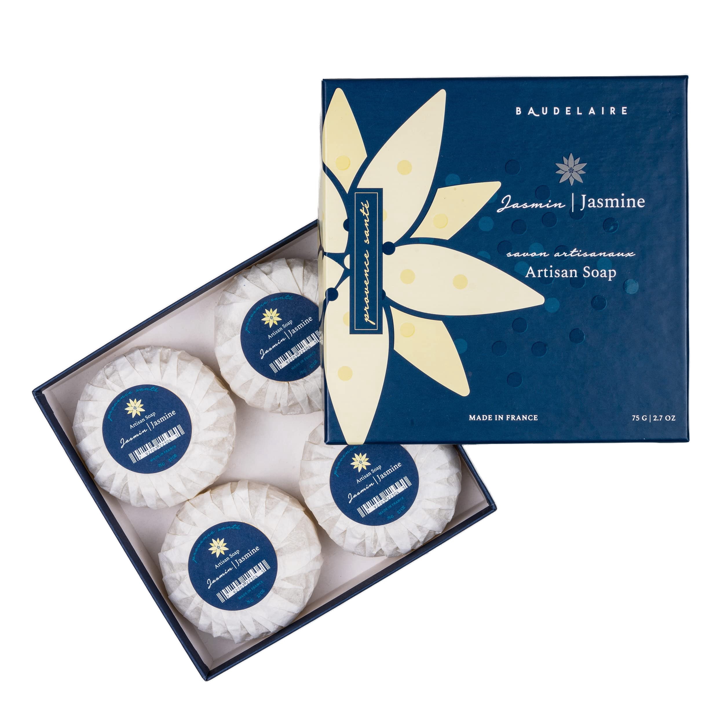 Provence Sante Jasmine Soap, Gift Box of 4 Bar, 2.70-Ounce - Walmart.com