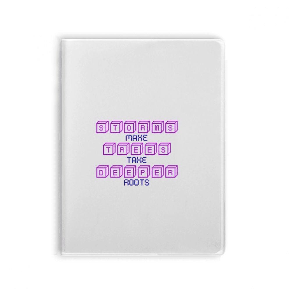 Proverb Box Root Tree Lasts Forever Notebook Gum Cover Diary Soft Cover ...