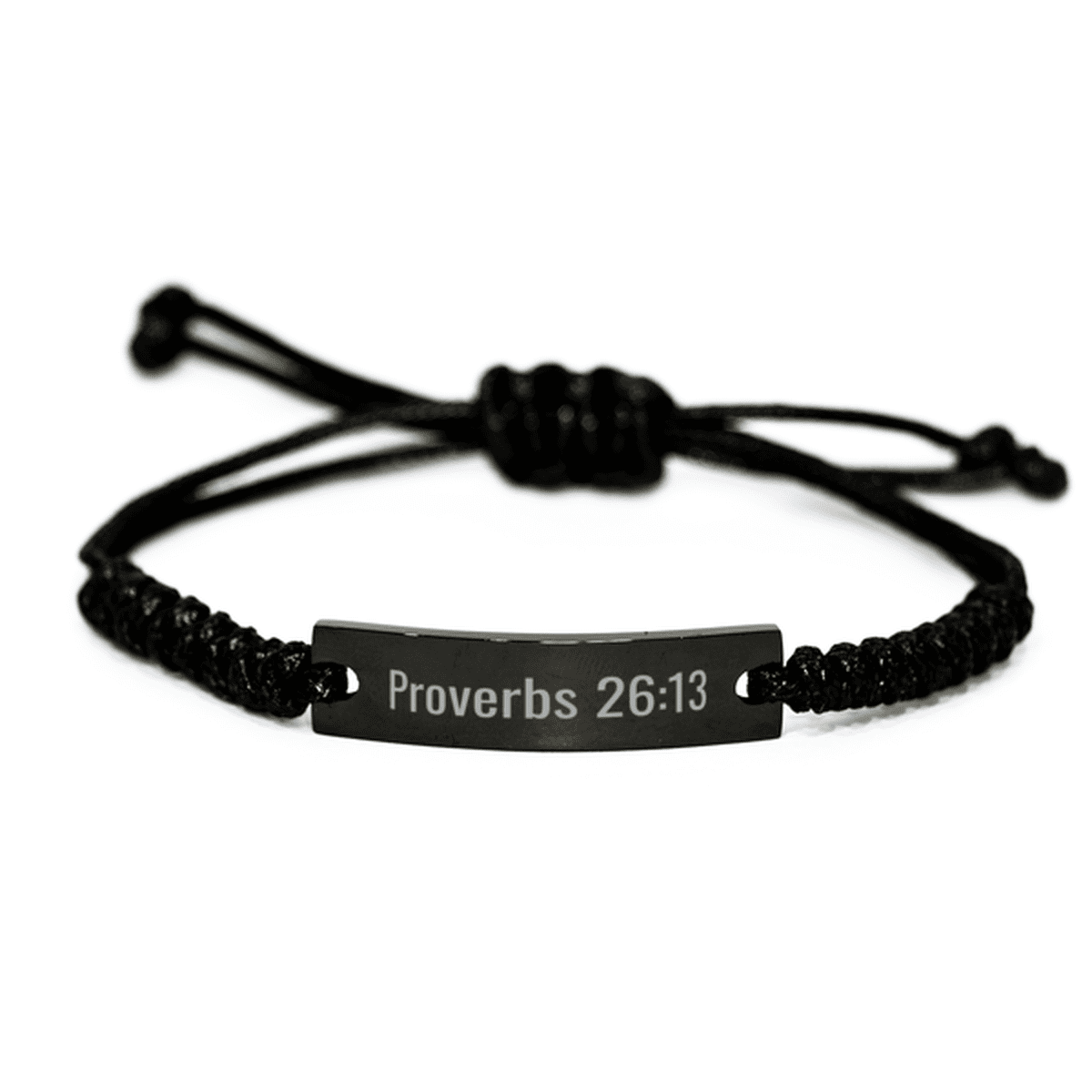 Proverbs 26 13 Bracelet Proverbs 26:13 Gift Bible Verse Stainless Steel ...