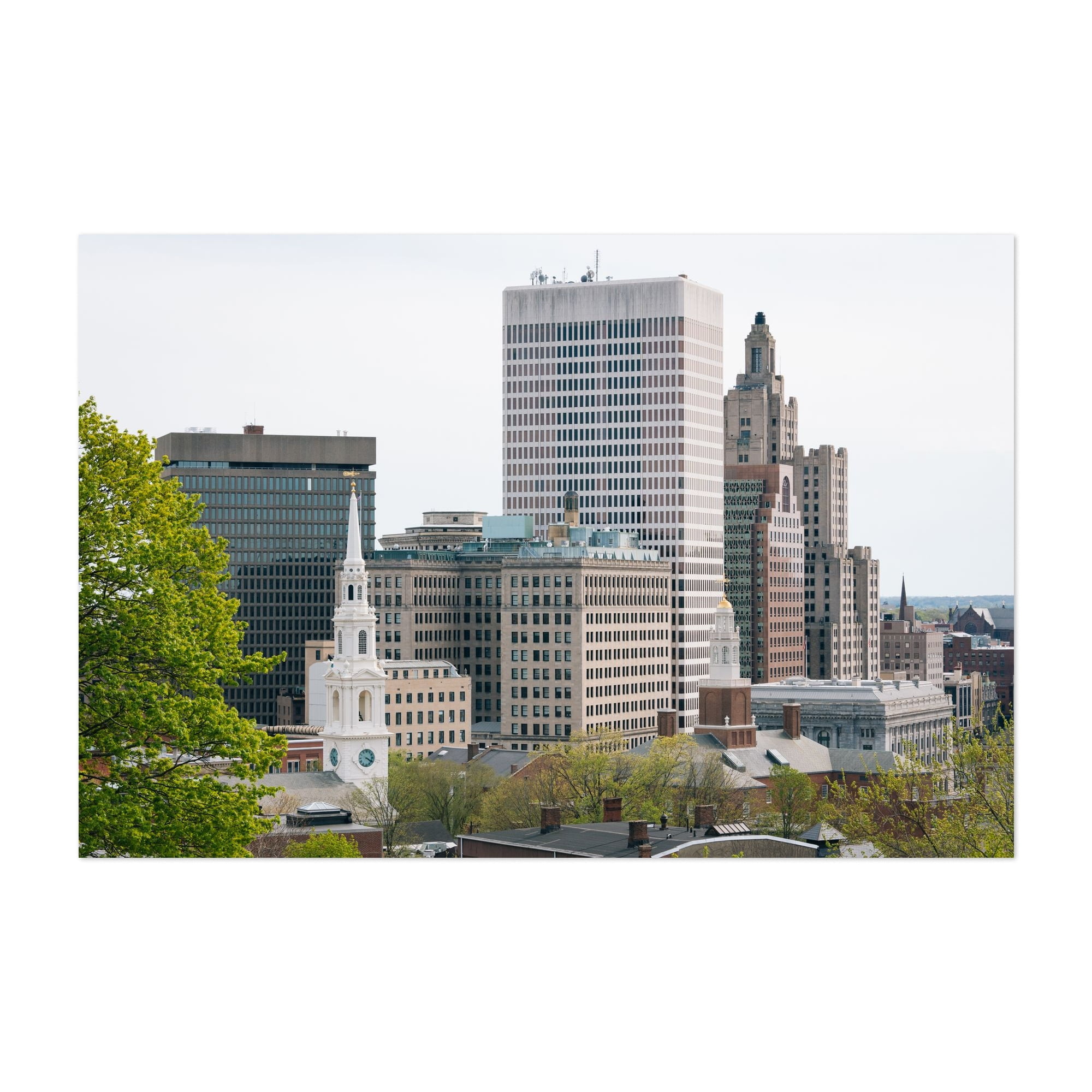 The Providence Skyline - Providence Rhode Island Photography Skyline ...