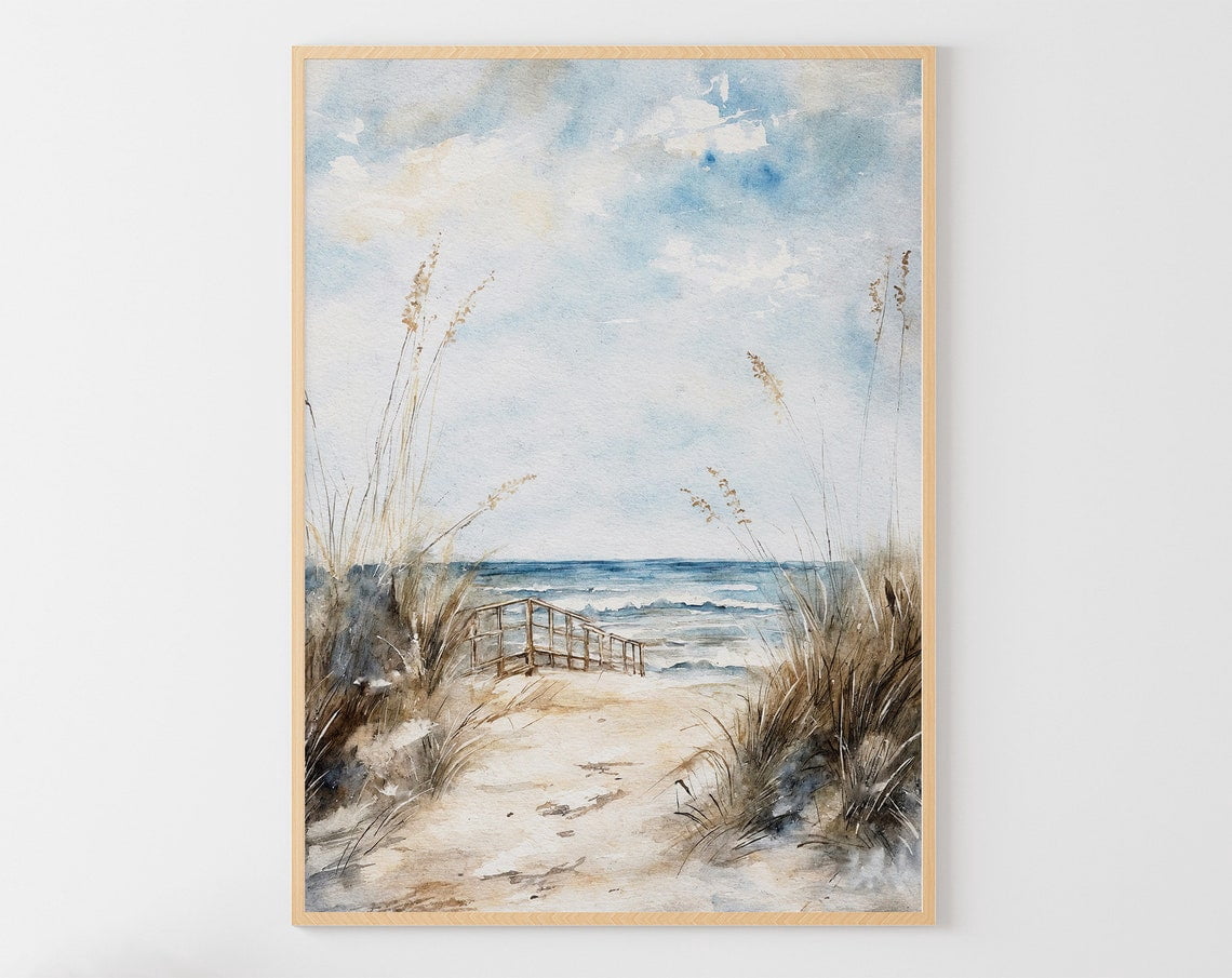 Provincetown Coast Beach Massachusetts Poster Seascape Art Poster Beach ...