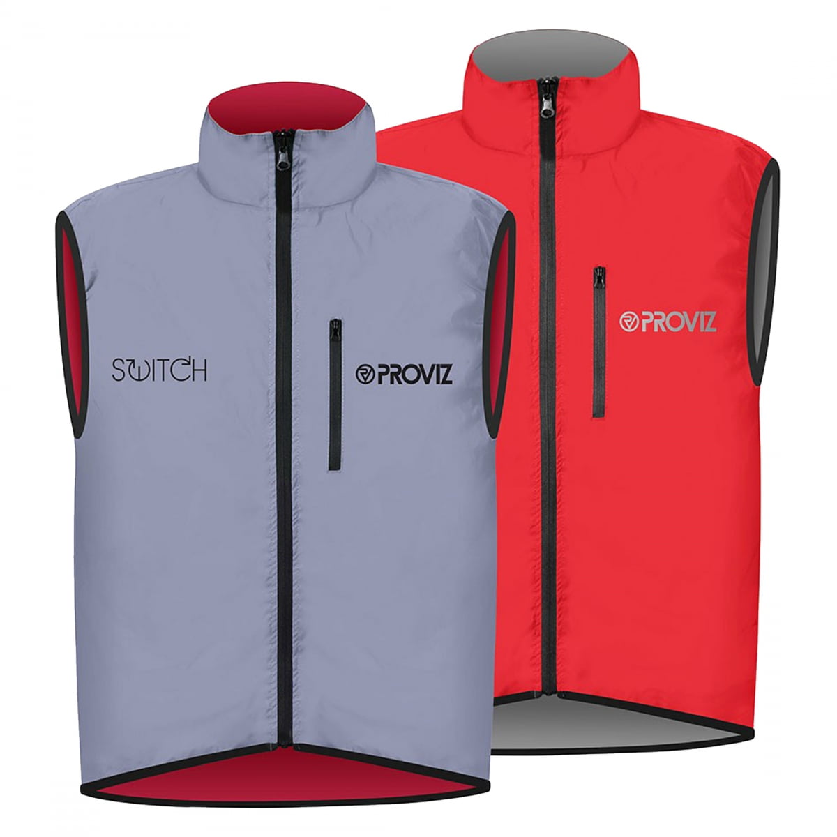 Proviz Switch Gilet Vest Red/Reflective Grey XXL Men`s - Walmart.com