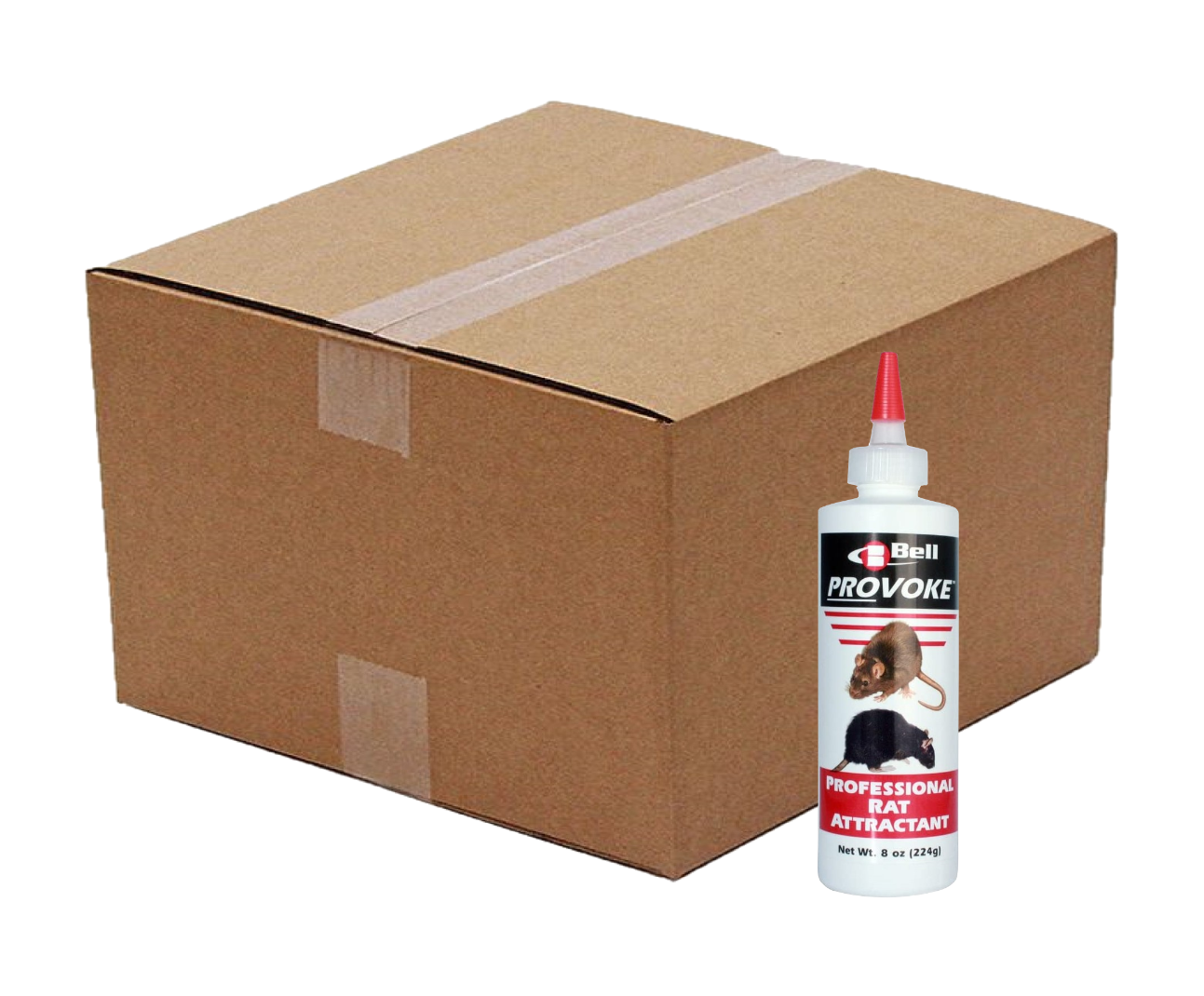 Provoke Rat Monitoring Gel - Rat Attractant for Rat Traps - Case (9 x 8 ...