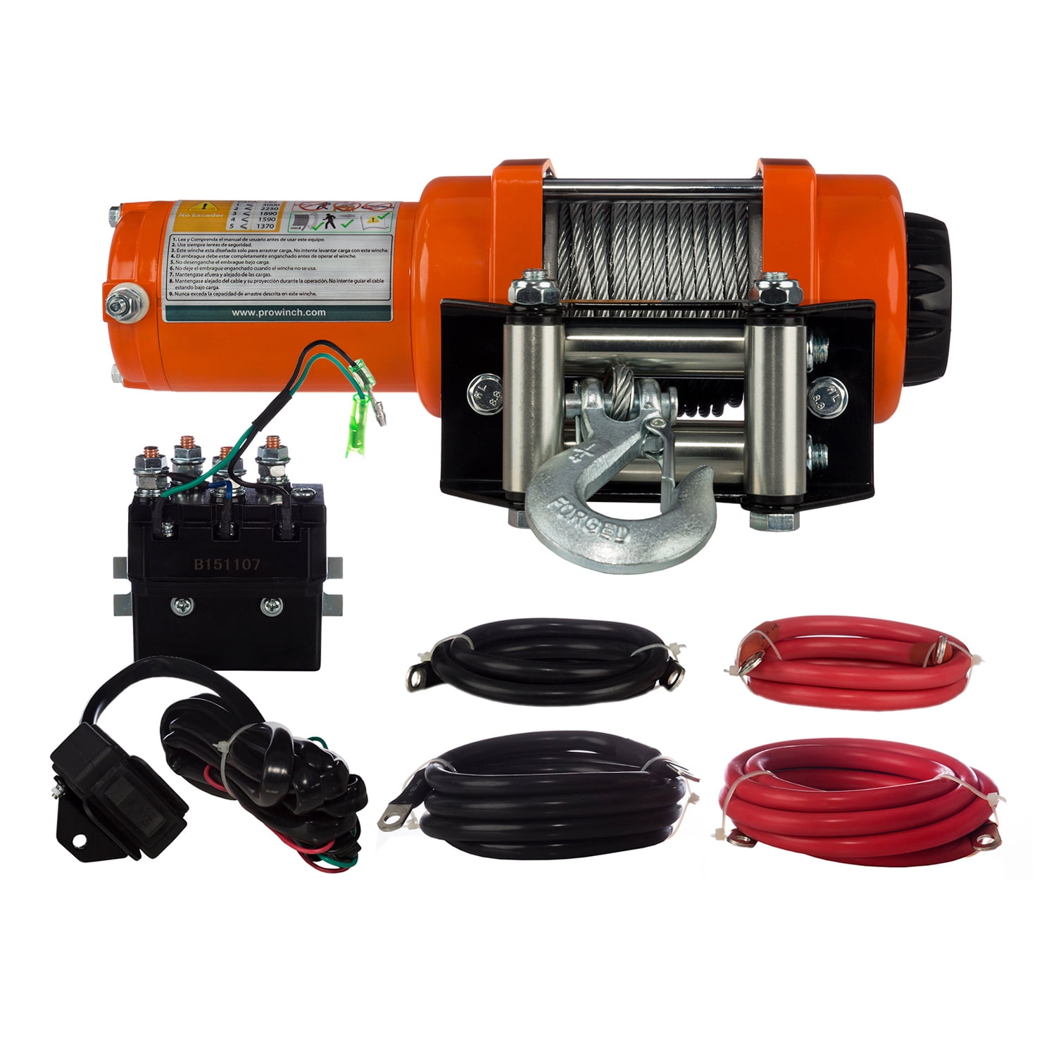 Prowinch, 3000 lb, Electric Winch Wire Rope, 24V - Walmart.com