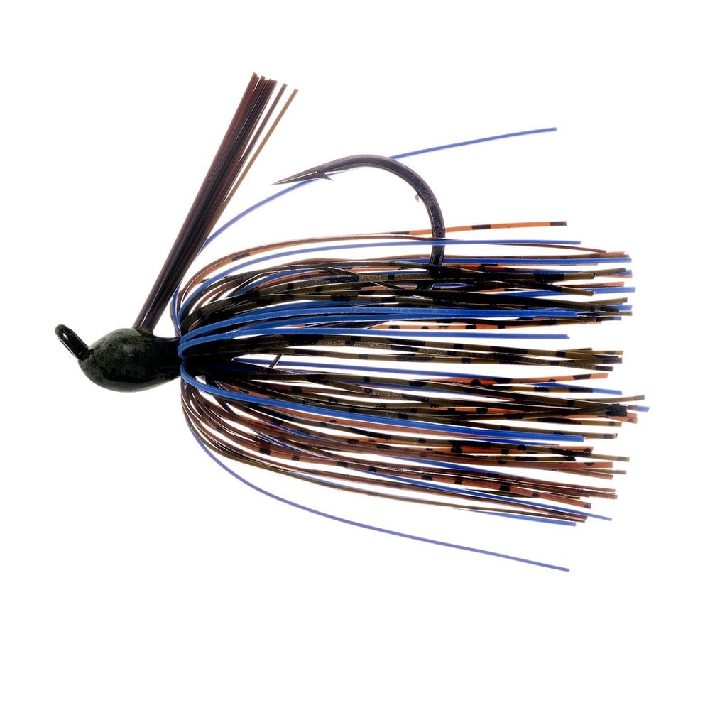 Prowler Flipping Jig Heavy Cover 1/4 oz Blue Flasher - Walmart.com