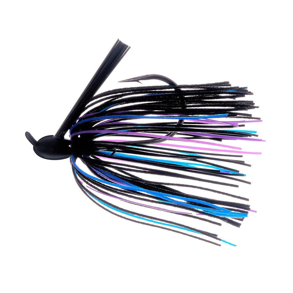 Prowler Flipping Jig Heavy Cover 5/8 oz Midnight Matte - Walmart.com