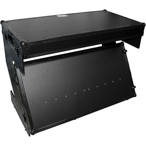 Portable DJ Z-Table DJ Table-Flight Case W-Handles and Wheels - Black ...