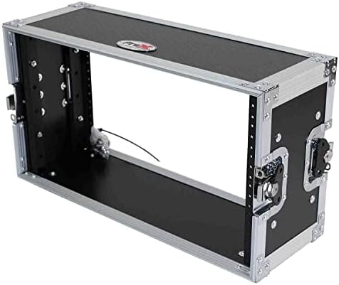 Prox X-6U7D 6U Deluxe Effects Rack 7 in Deep Rail to Rail | W-Handles ...