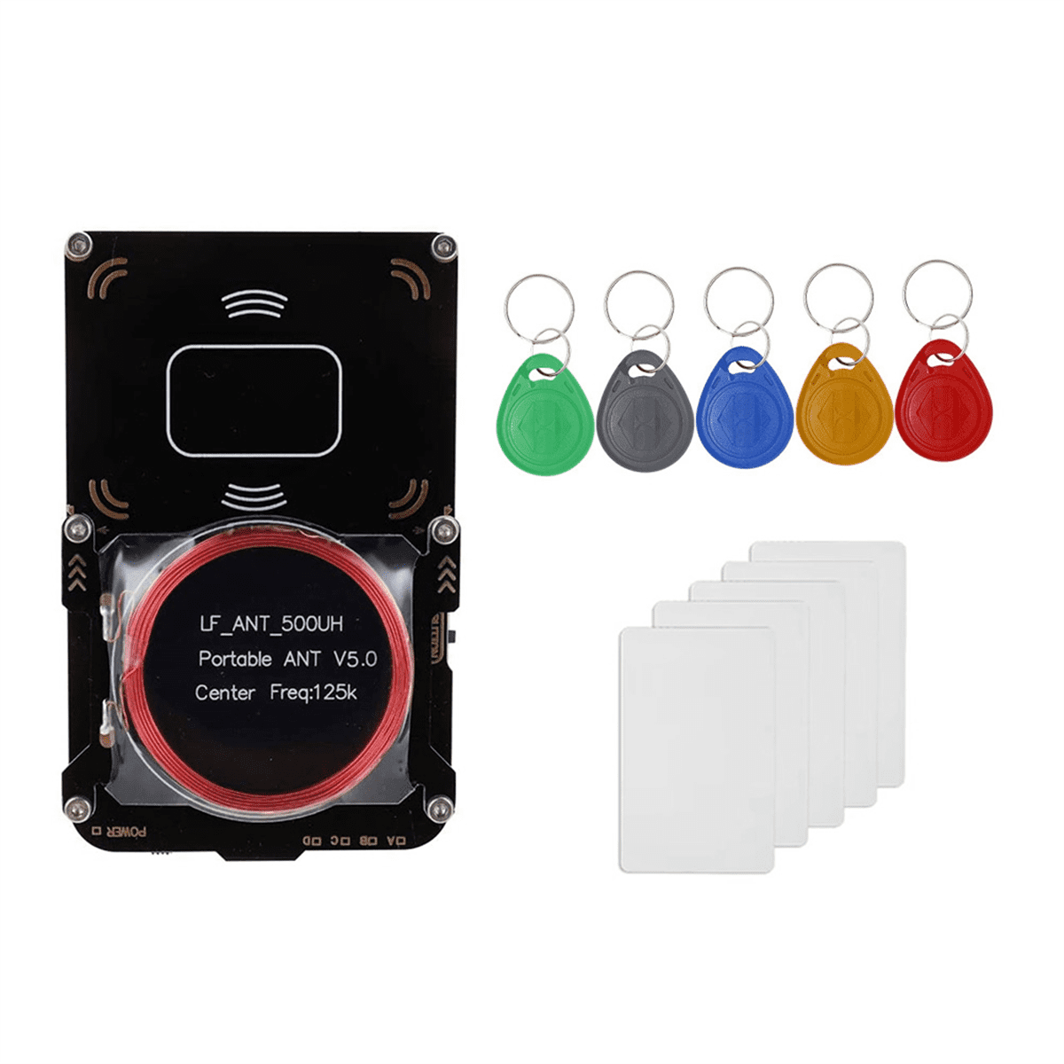 Proxmark3 RFID Card Reader+5XT5577 Card/Keychain IC/ID Key Writer RFID ...