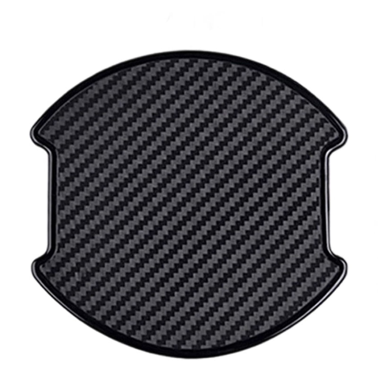 Pruboru 4Pcs Car Door Handle Cup Scratch Protectors, Tpu Carbon Fiber ...