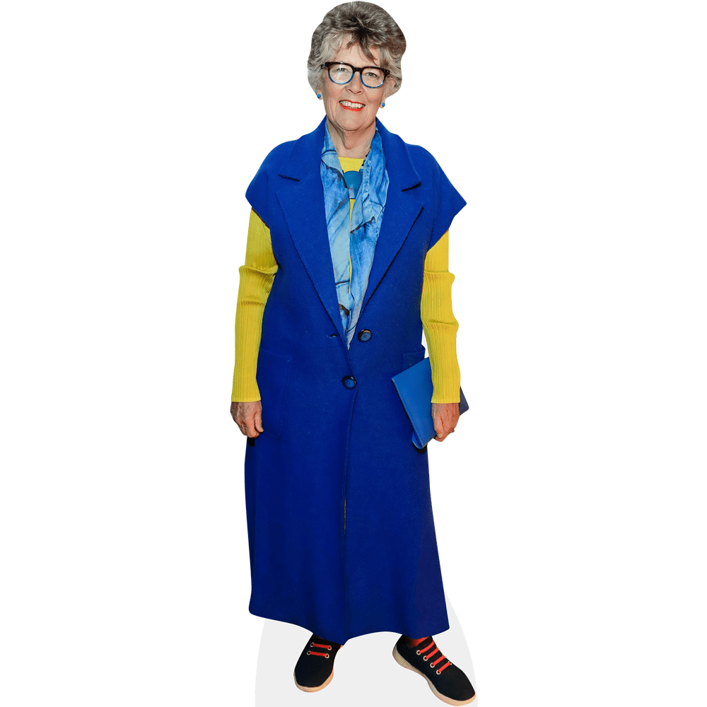 Prue Leith (Blue Coat) Mini Cardboard Cutout Standee - Walmart.com