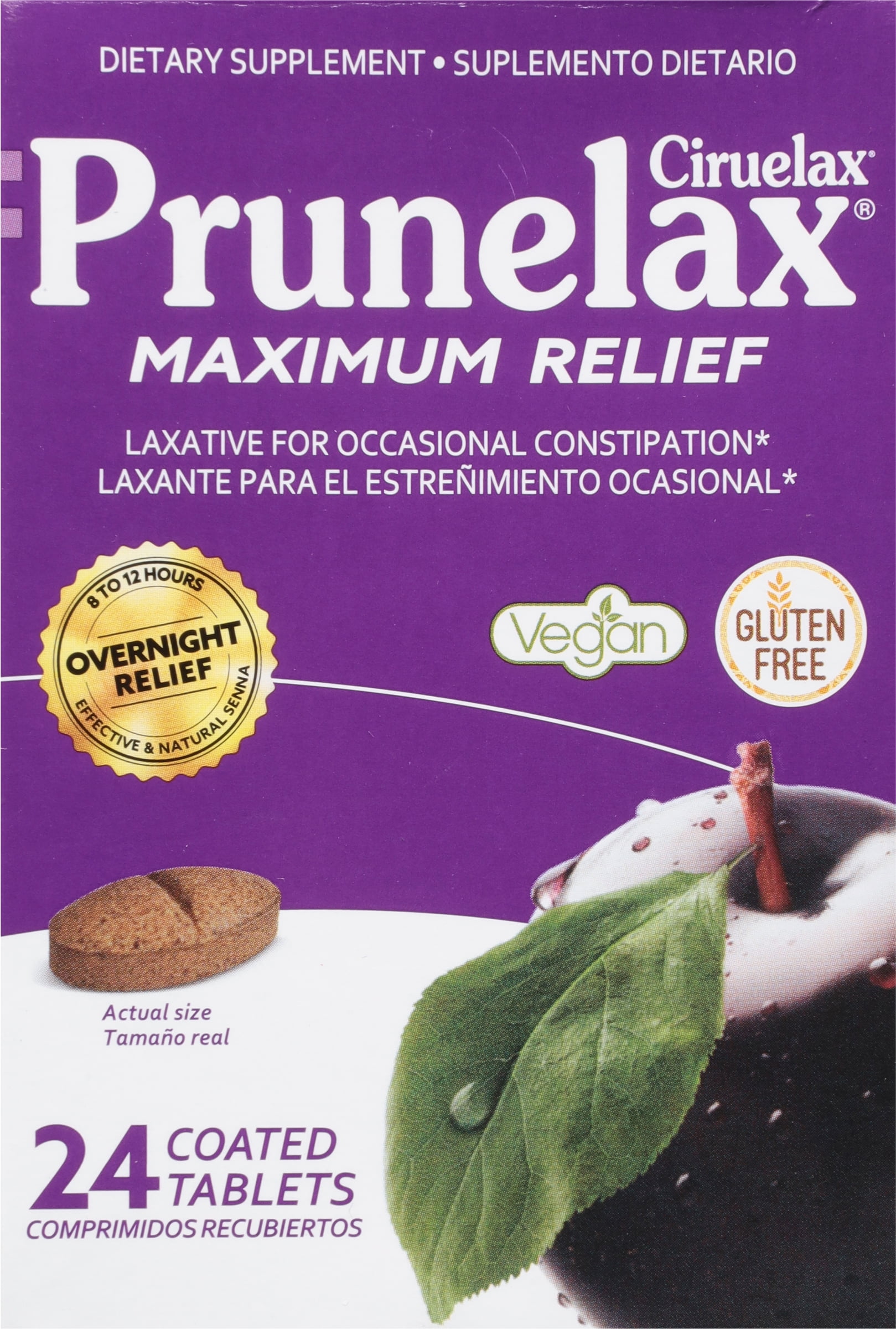 Prunelax Ciruelax Natural Laxative for Constipation Relief, Extra ...