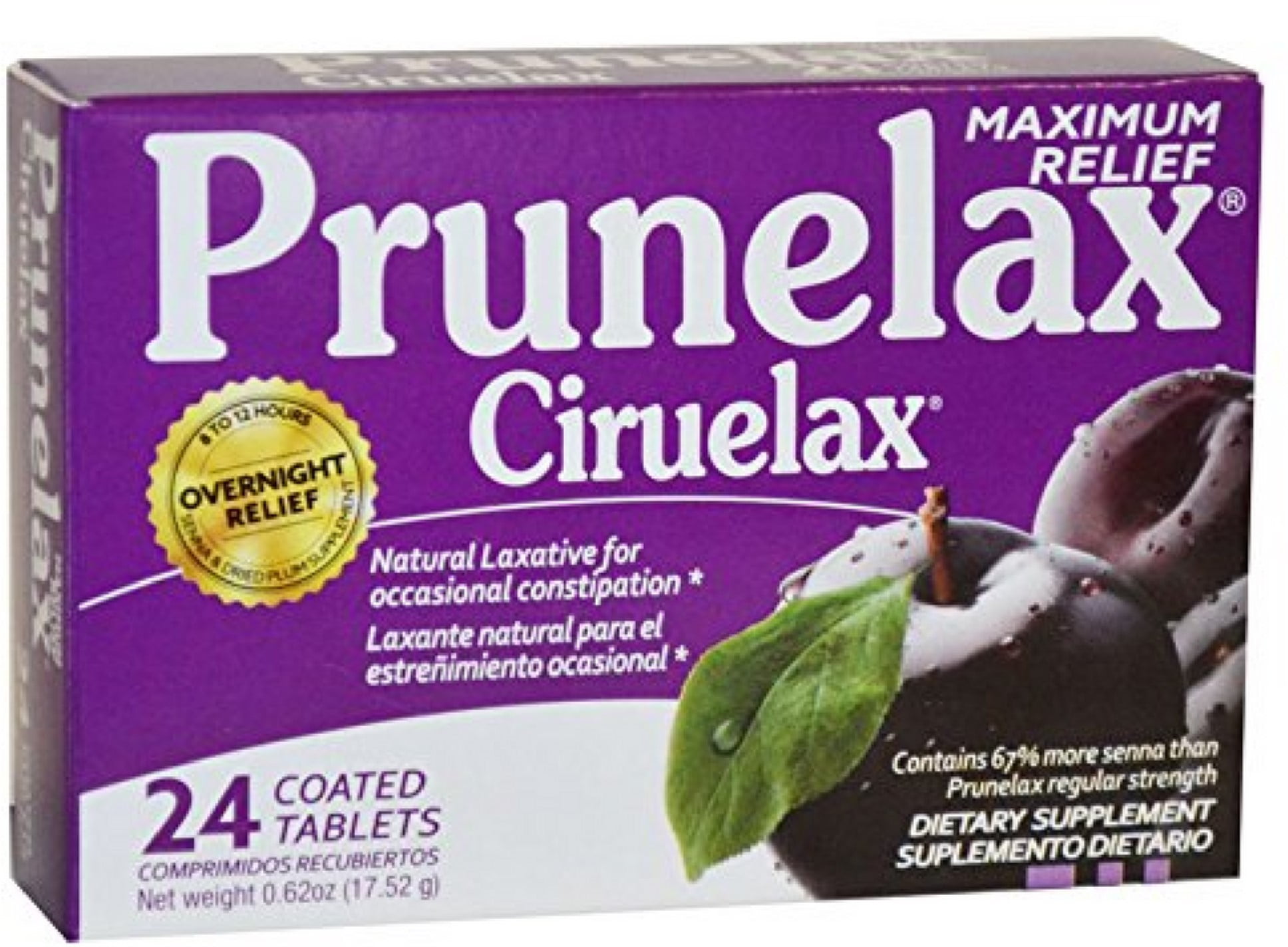 Prunelax Ciruelax Maximum Relief Natural Laxative for Occasional ...