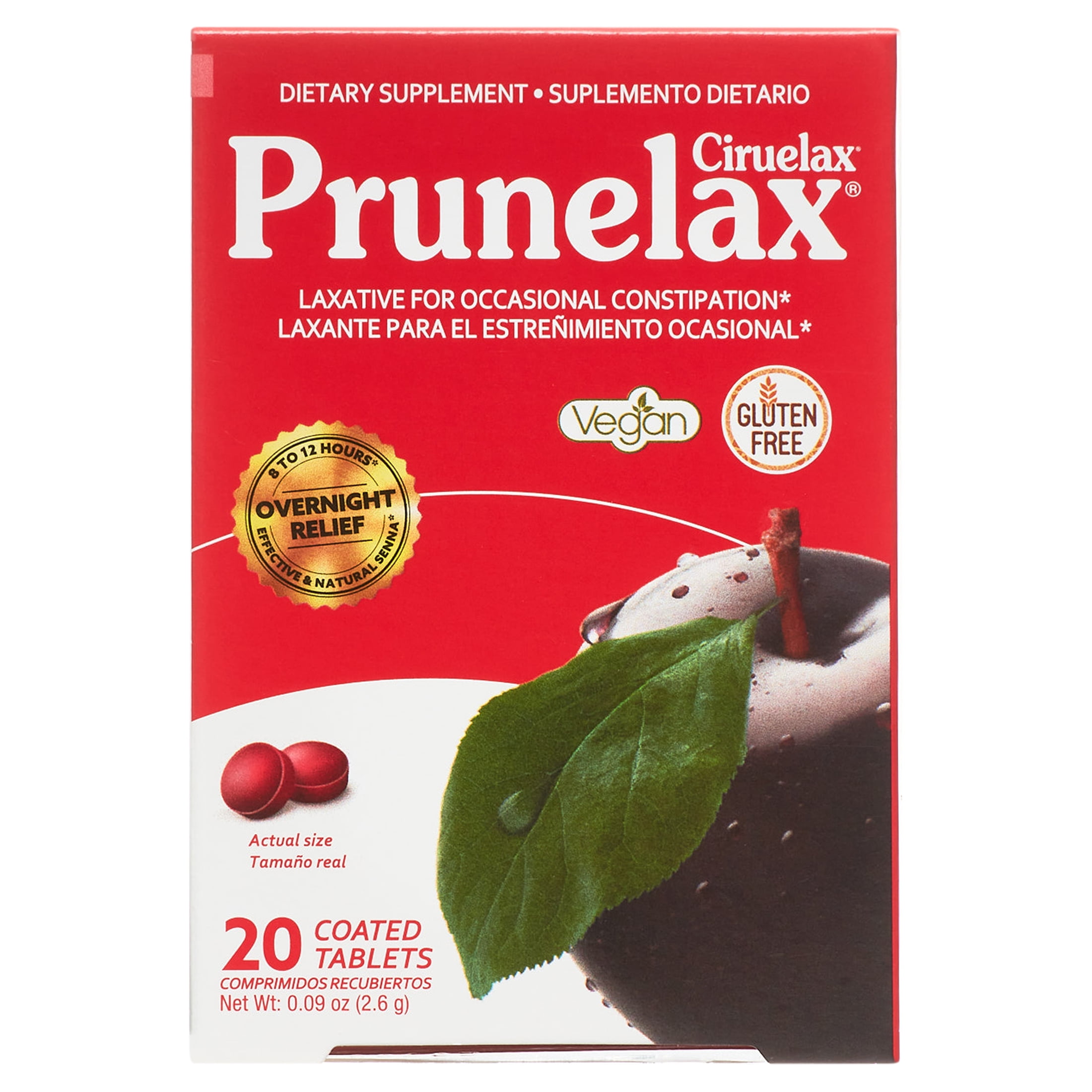 Prunelax Ciruelax Natural Laxative for Occasional Constipation, Mini ...