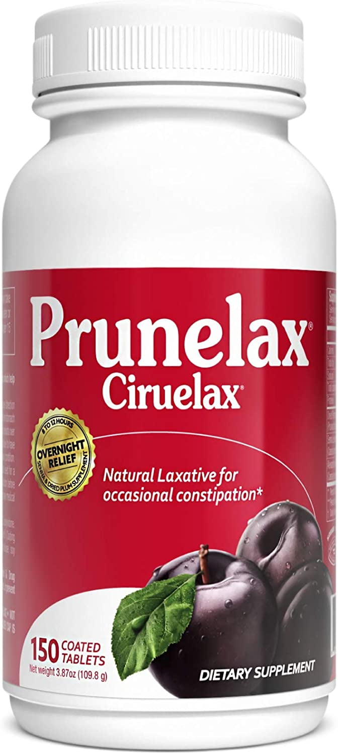Prunelax Ciruelax Regular Strength Laxative Tablets - Natural ...