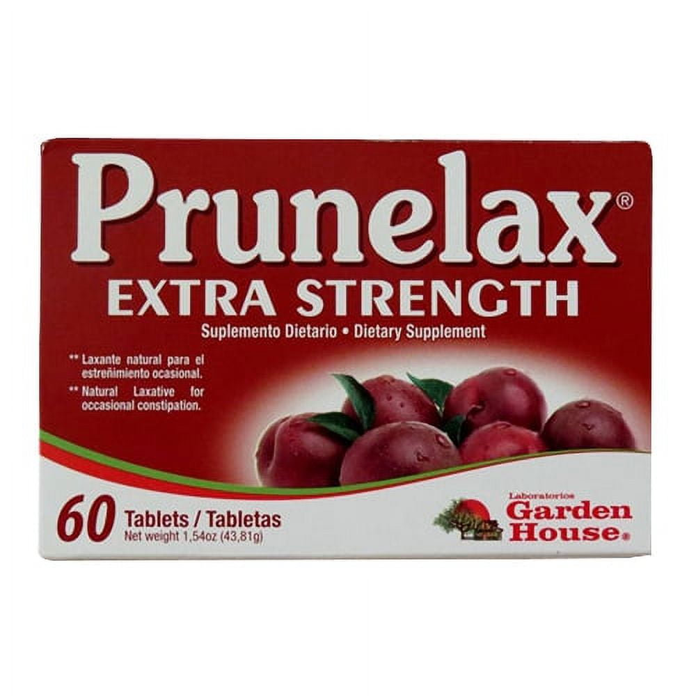 Prunelax Extra Strength Tablets, Natural Laxative For Occasional ...