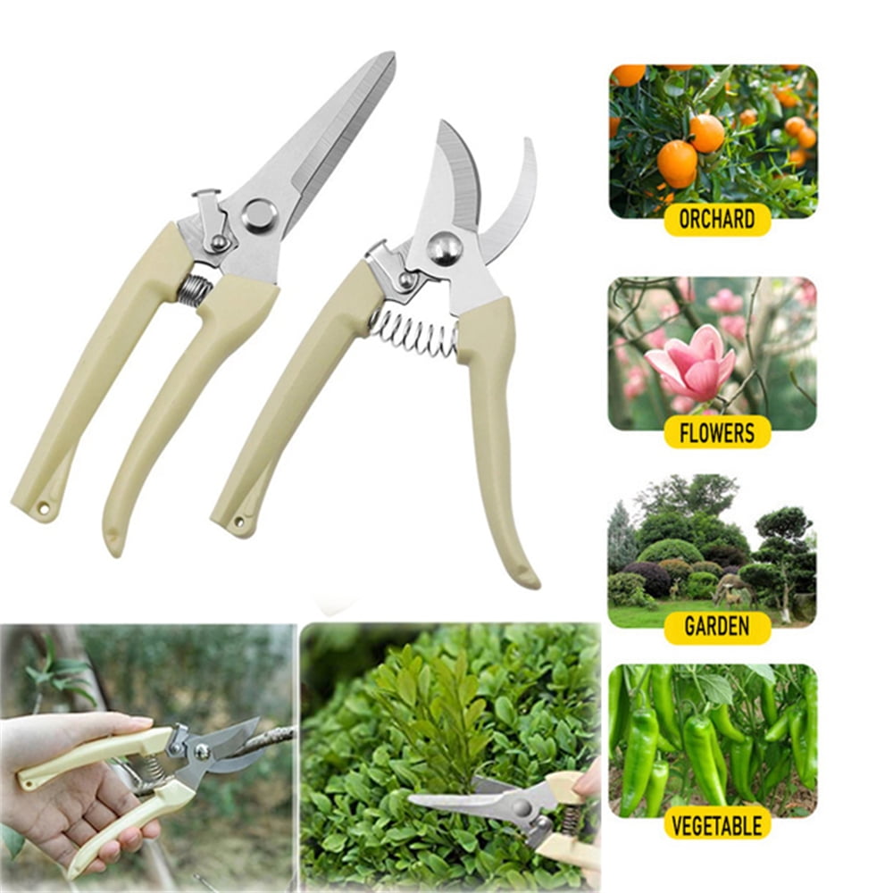 Pruning Shear Gardening Hand Pruner Flower Branch Shrubs Spring Scissor ...