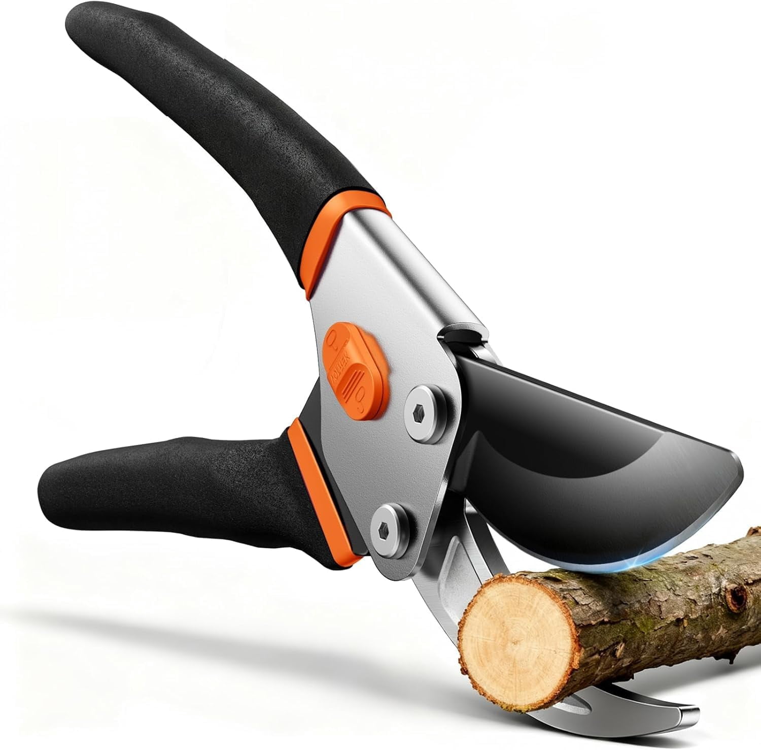 Pruning Shears, 8.5” Professional Garden Pruner with Jam-Proof Spring ...