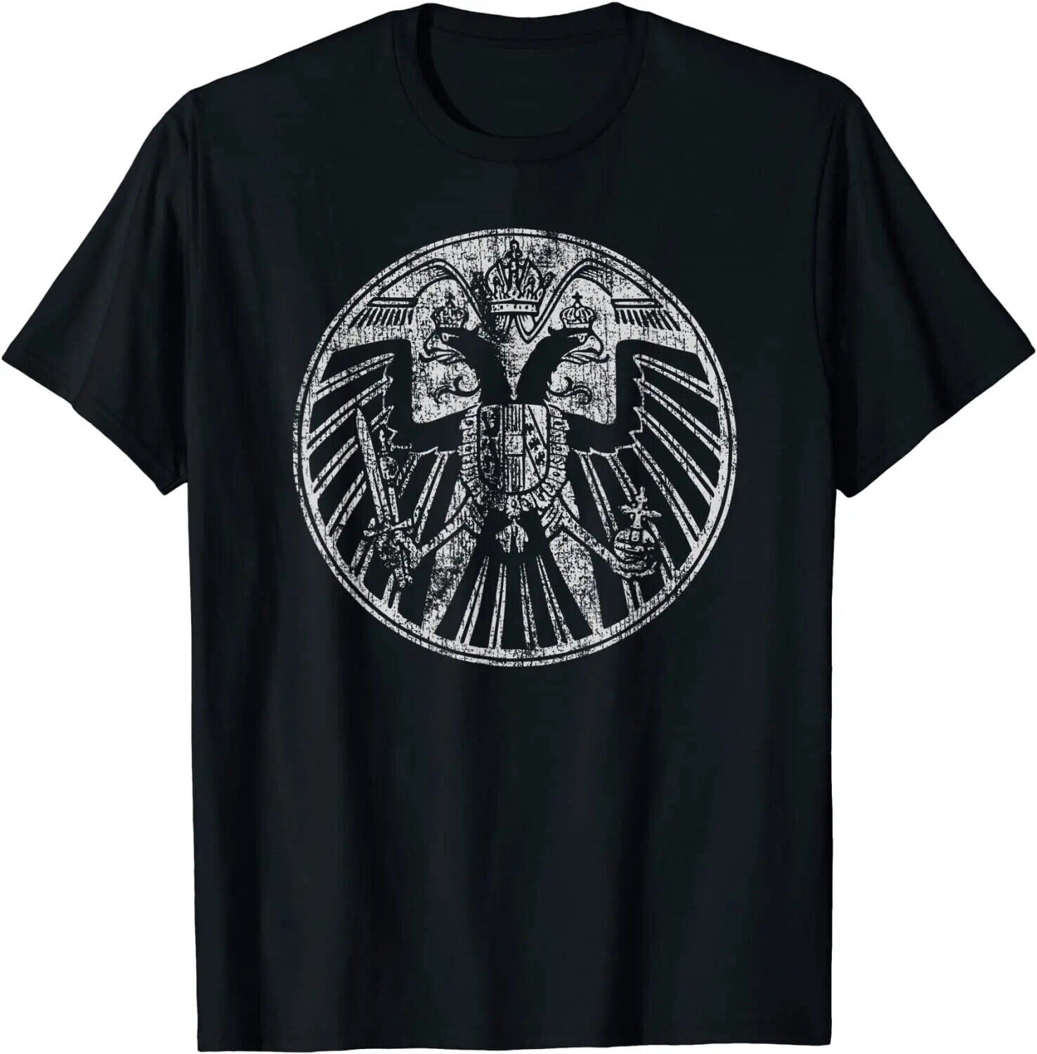 Prussian Emblem Germany Holy Roman Empire Eagle T-Shirt 100% Cotton O-Neck Summe - Walmart.com