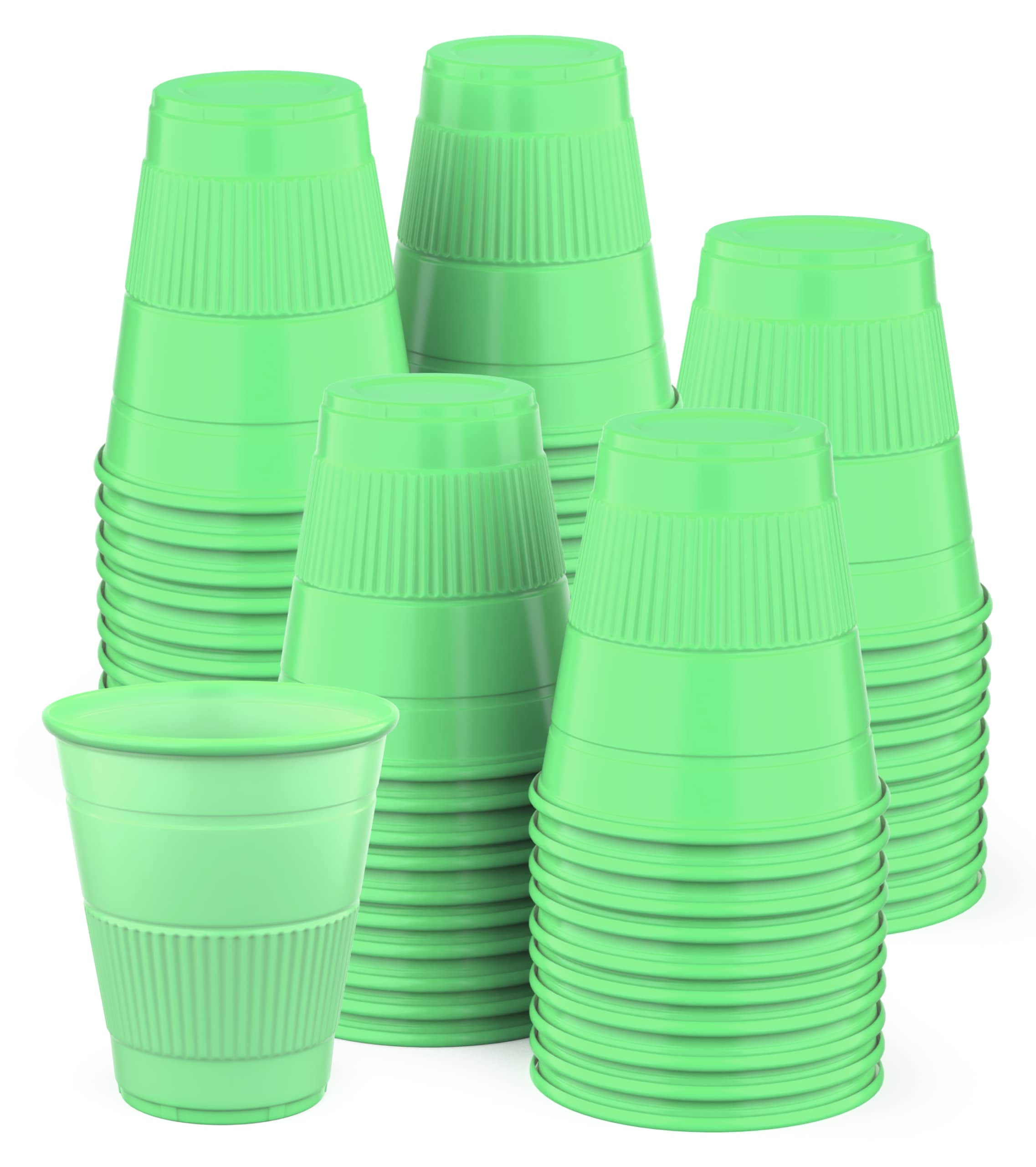 Pruvade Disposable Cups | 50 Pack | 5 oz Plastic, Small Bathroom ...