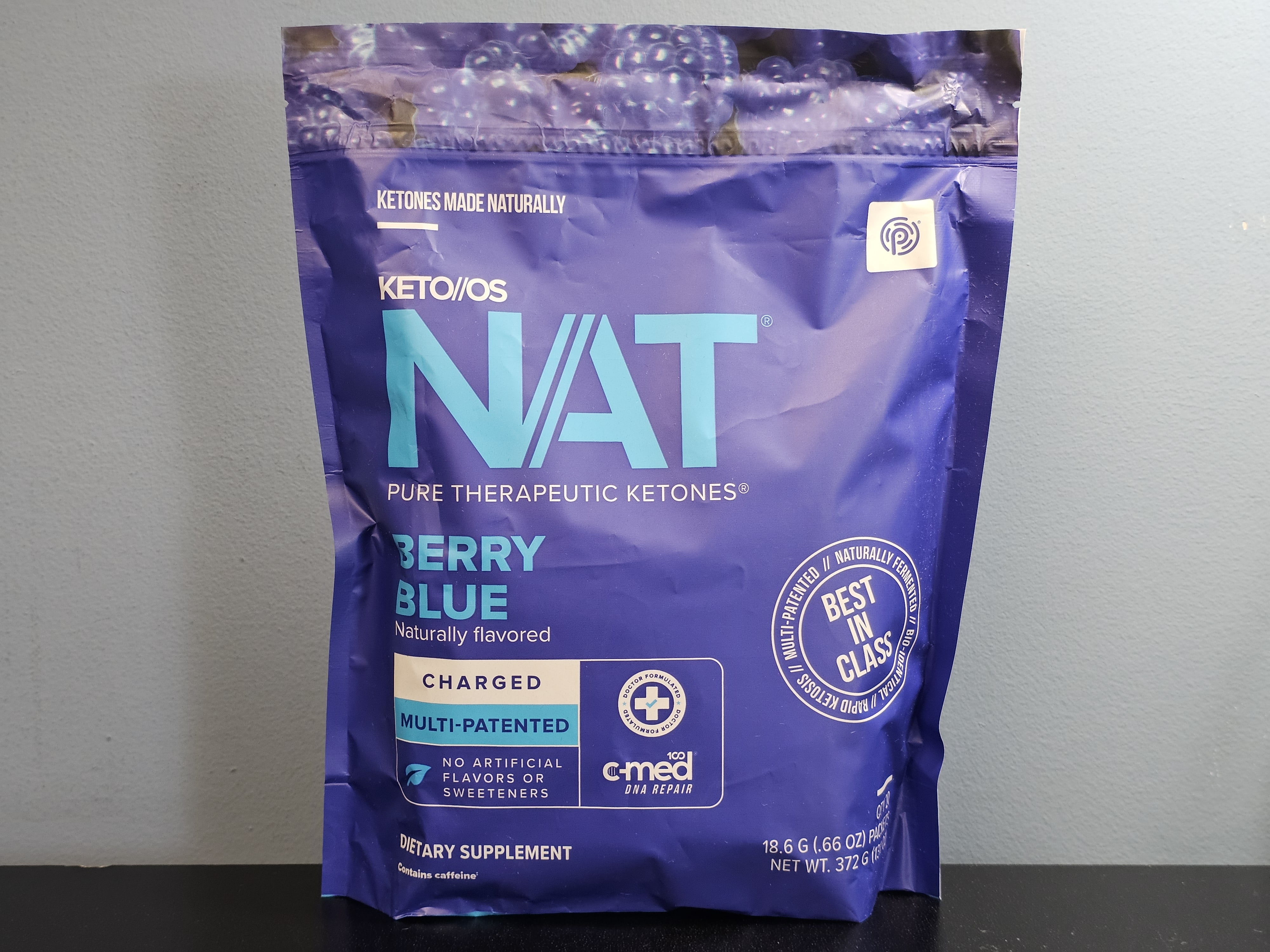 Pruvit Keto OS NAT Pure Therapeutic Ketones BERRY BLUE Charged 20 ...