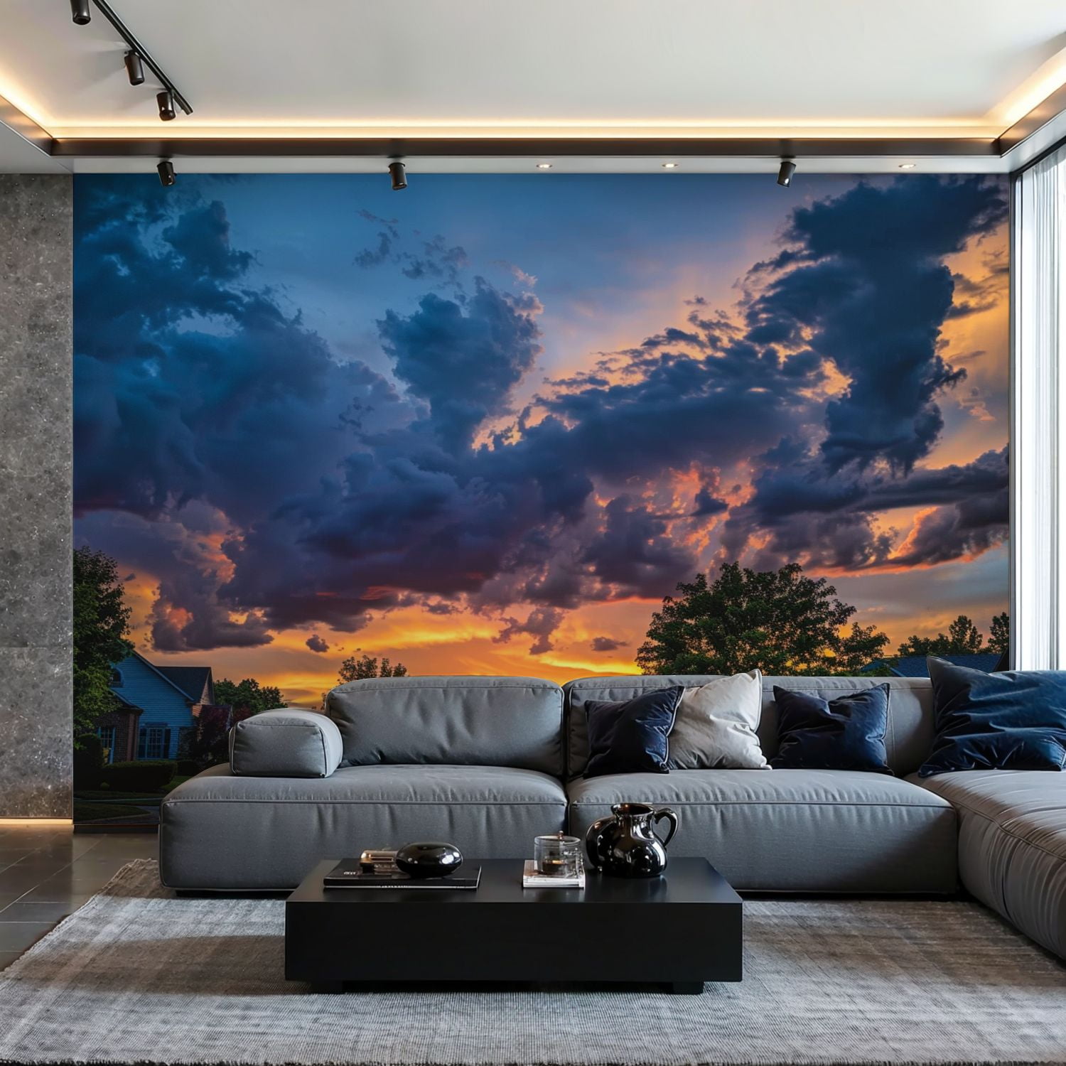 Prxcm Canvas Wall Mural Peel and Stick Large Wallpaper Beautiful ...