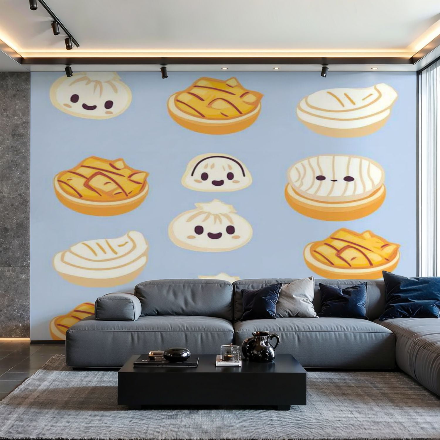 Prxcm Canvas Wall Mural Peel and Stick Large Wallpaper Chinese cuisine ...