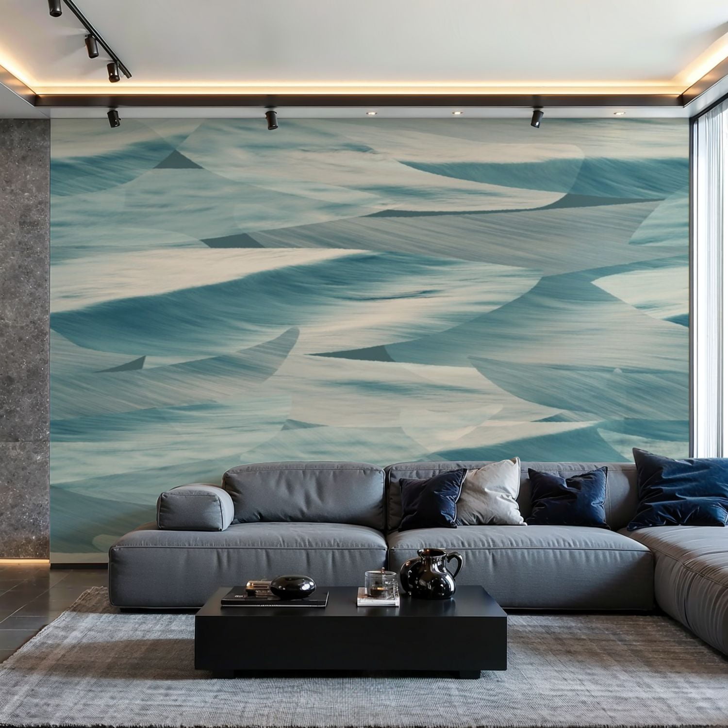 Prxcm Canvas Wall Mural Peel and Stick Large Wallpaper Cut paper ...