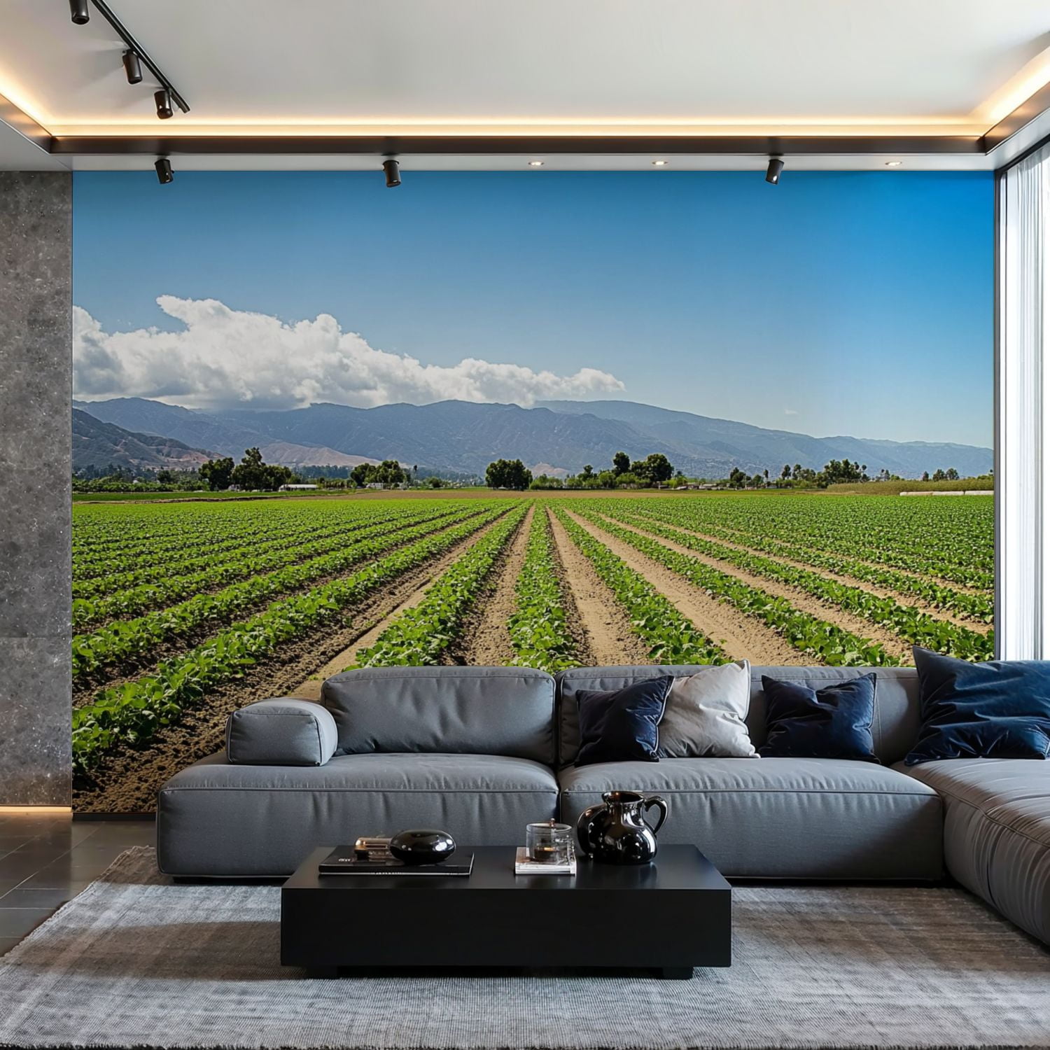 Prxcm Canvas Wall Mural Peel and Stick Large Wallpaper Fertile ...