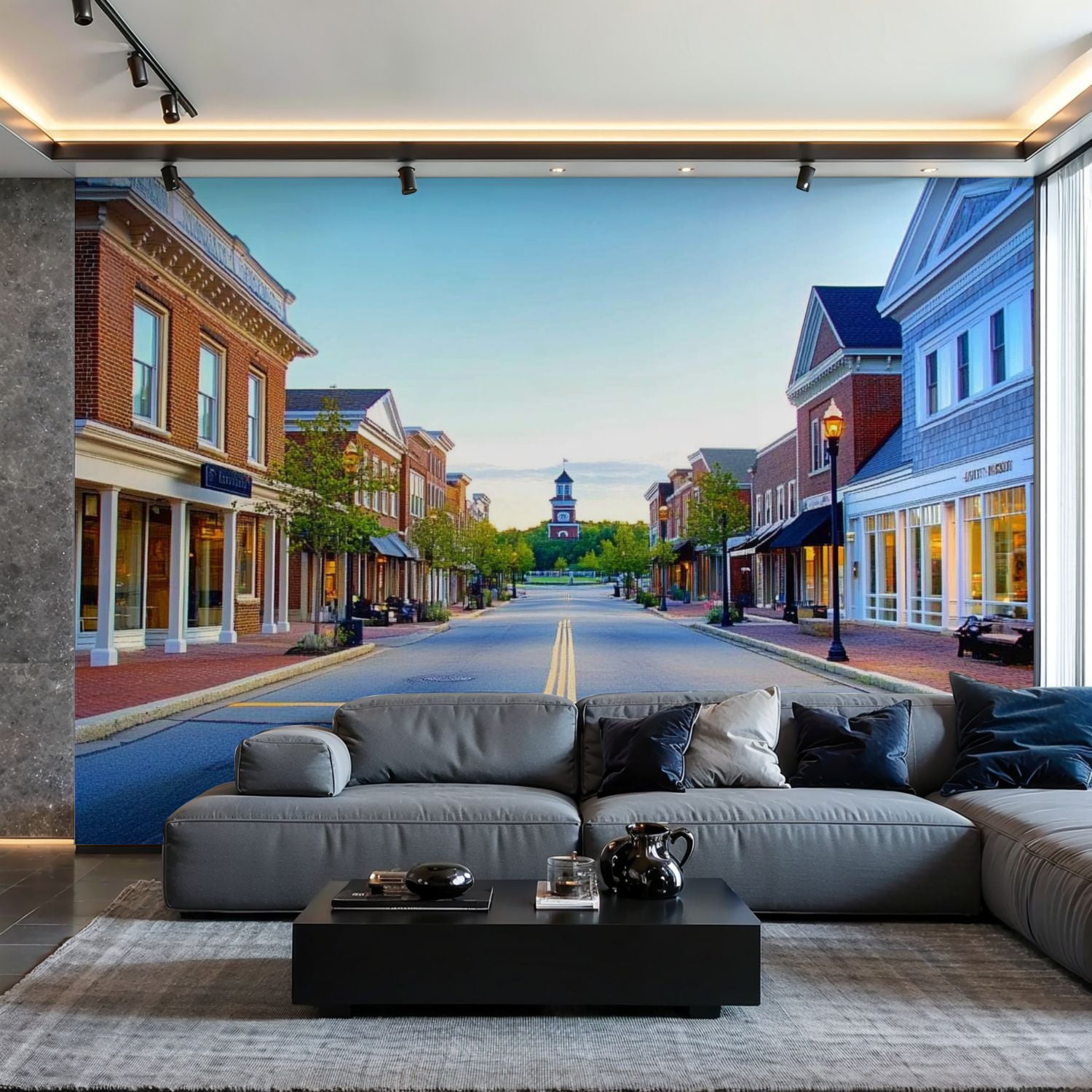 Prxcm Canvas Wall Mural Peel and Stick Large Wallpaper Mashpee Commons ...