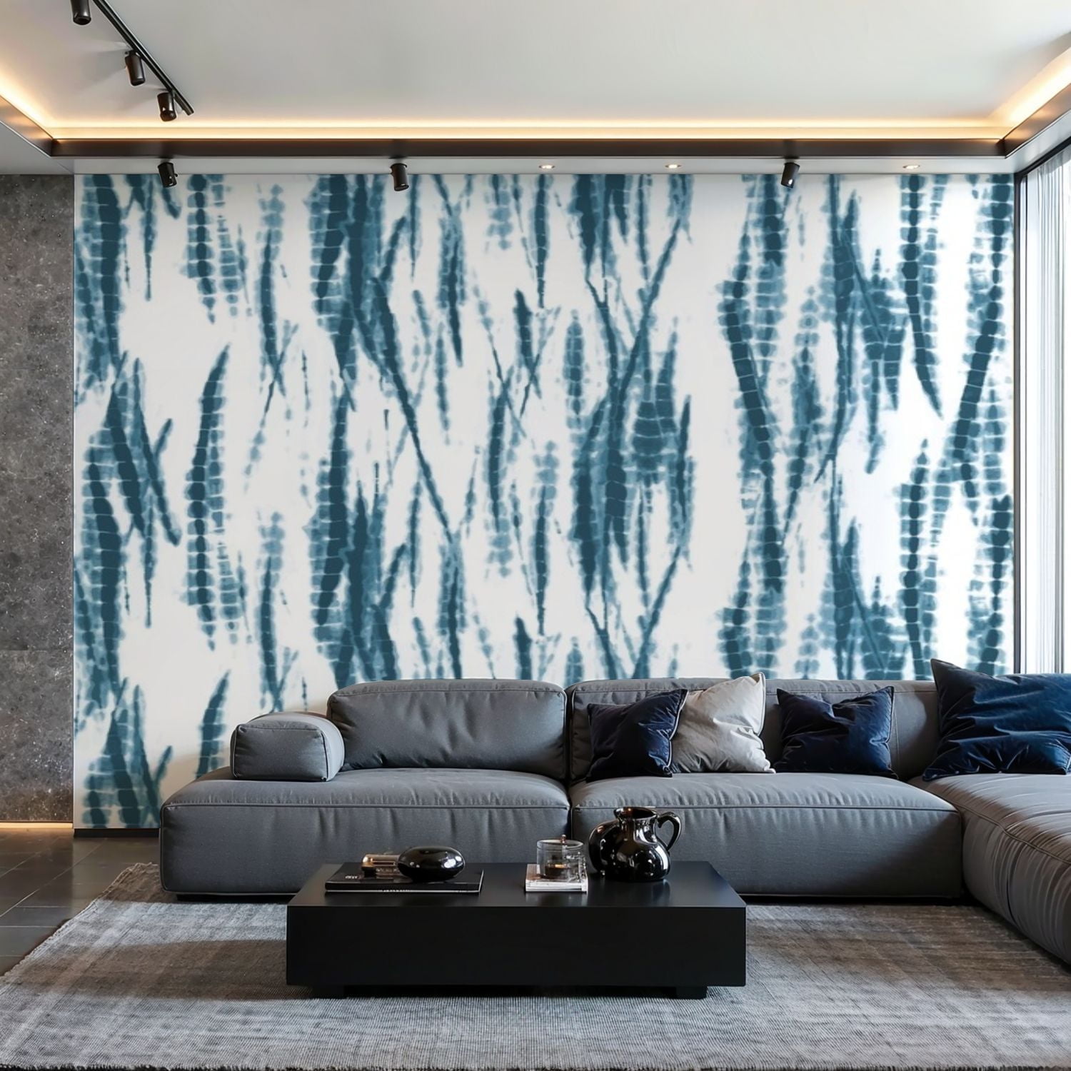 Prxcm Canvas Wall Mural Peel and Stick Large Wallpaper Quantity pattern ...