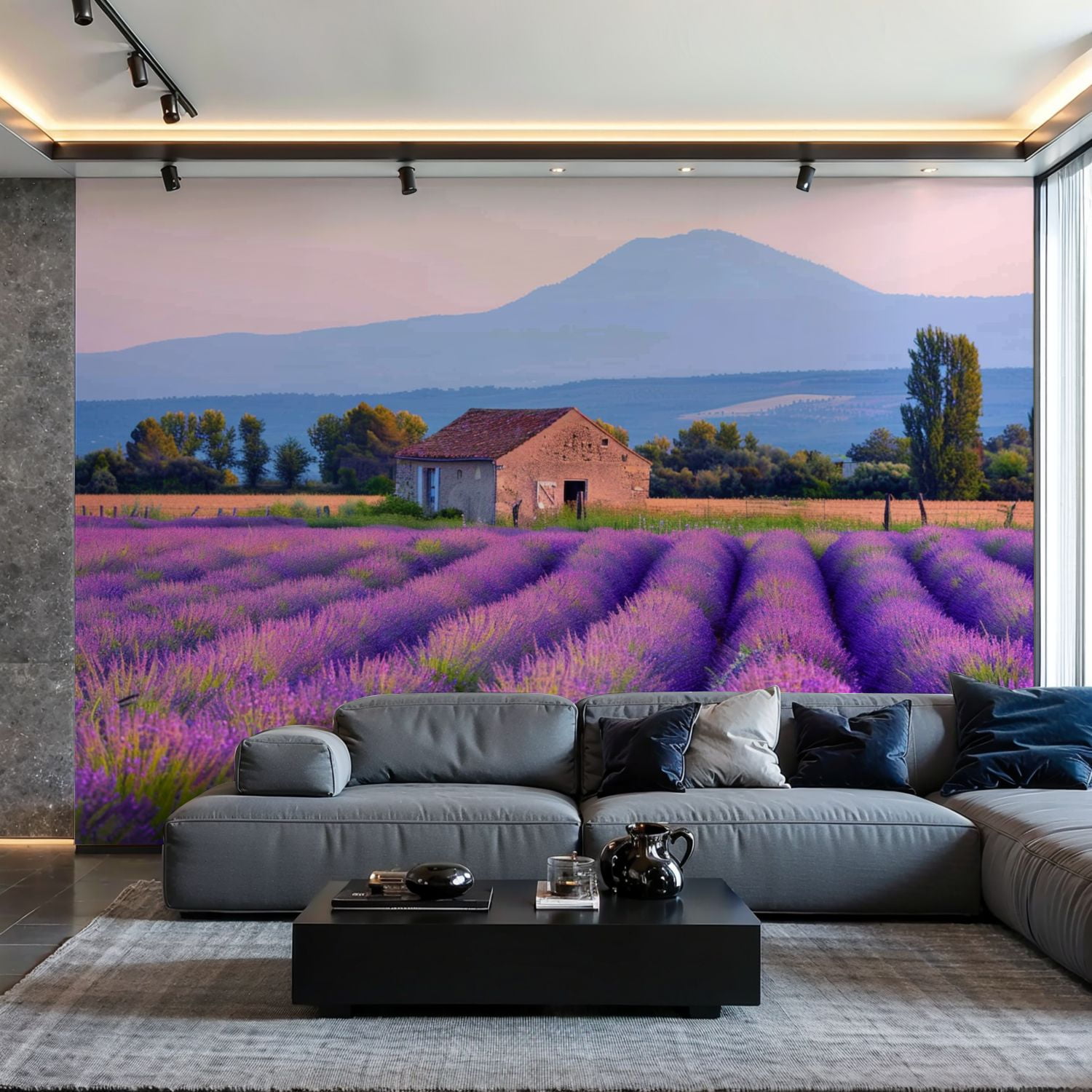 Prxcm Canvas Wall Mural Peel and Stick Large Wallpaper Small French ...